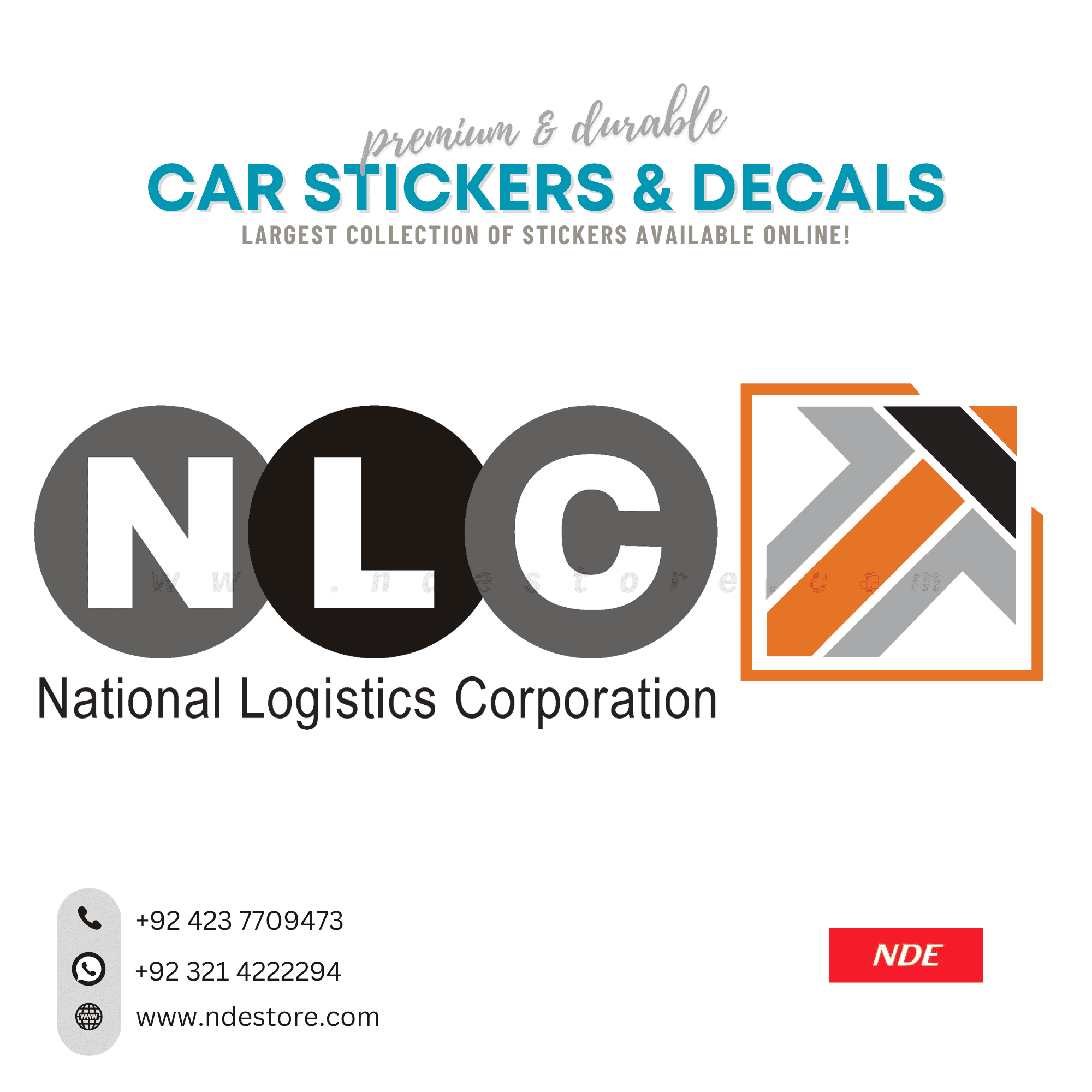 STICKER, NLC – NDE STORE