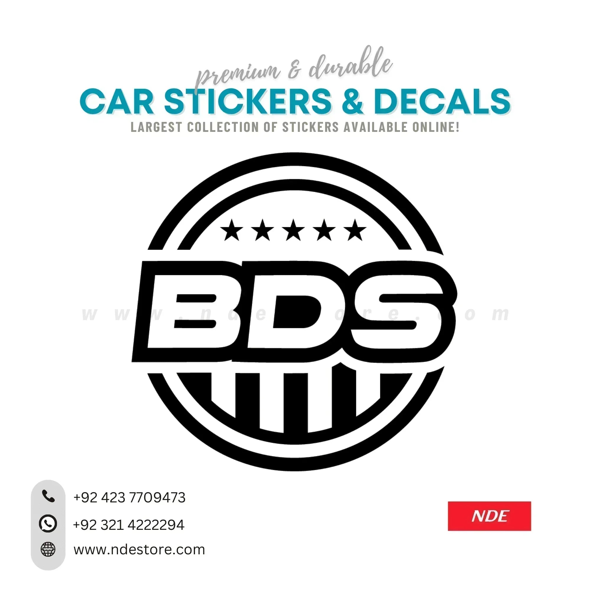 STICKER, BDS – NDE STORE