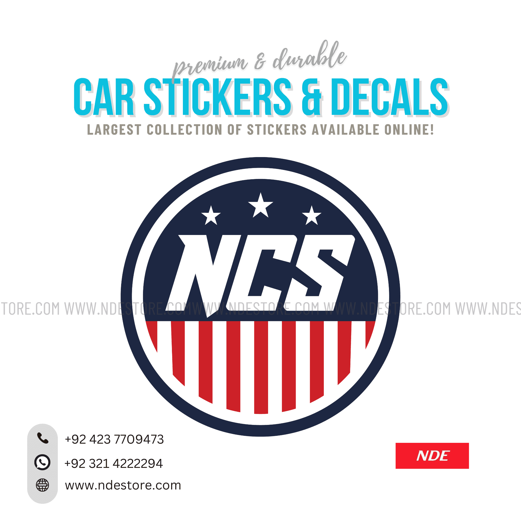 STICKER NCS – NDE STORE
