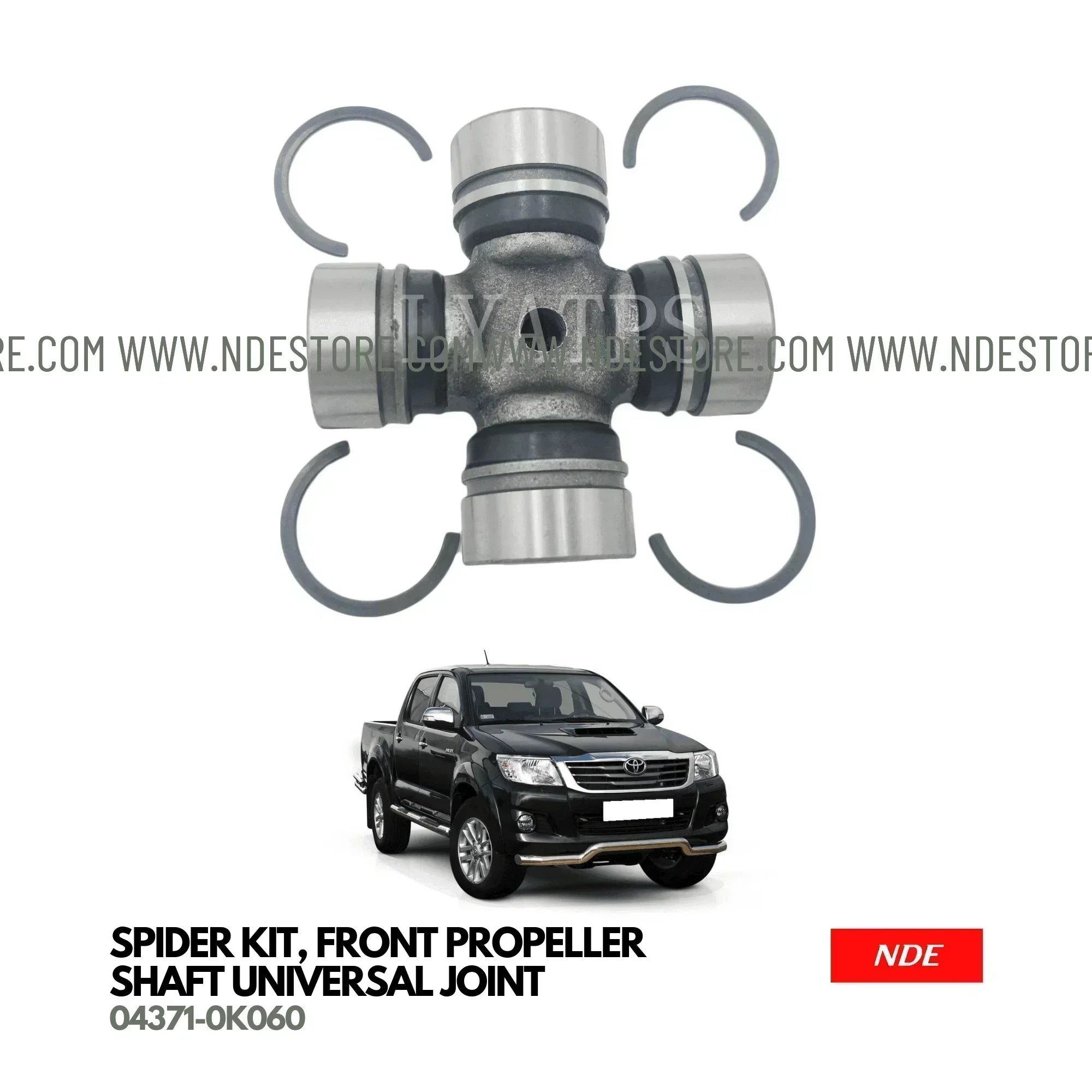 SPIDER KIT FRONT PROPELLE SHAFT UNIVERSAL JOINT CROSS FOR TOYOTA HILUX ...