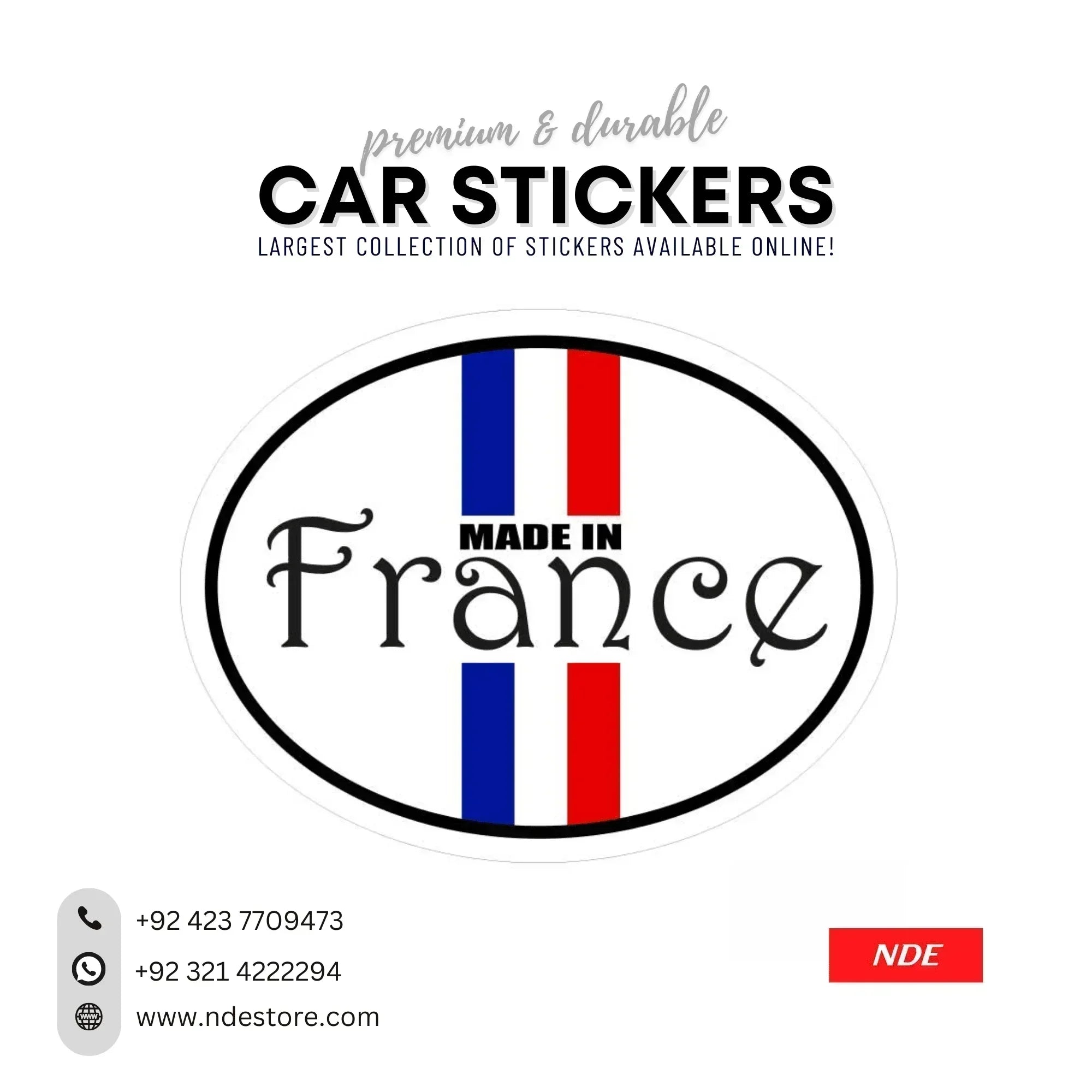 STICKER, MADE IN FRANCE (FR-006) – NDE STORE