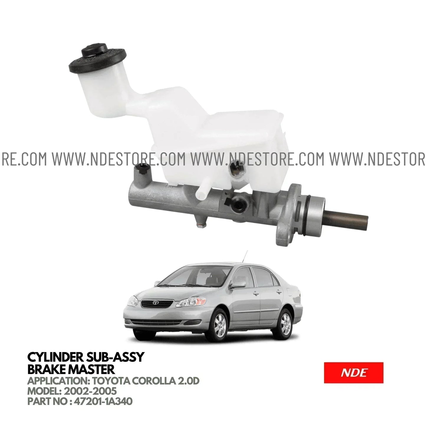BRAKE MASTER CYLINDER ASSY FOR TOYOTA COROLLA 2.0D (2002-2005)