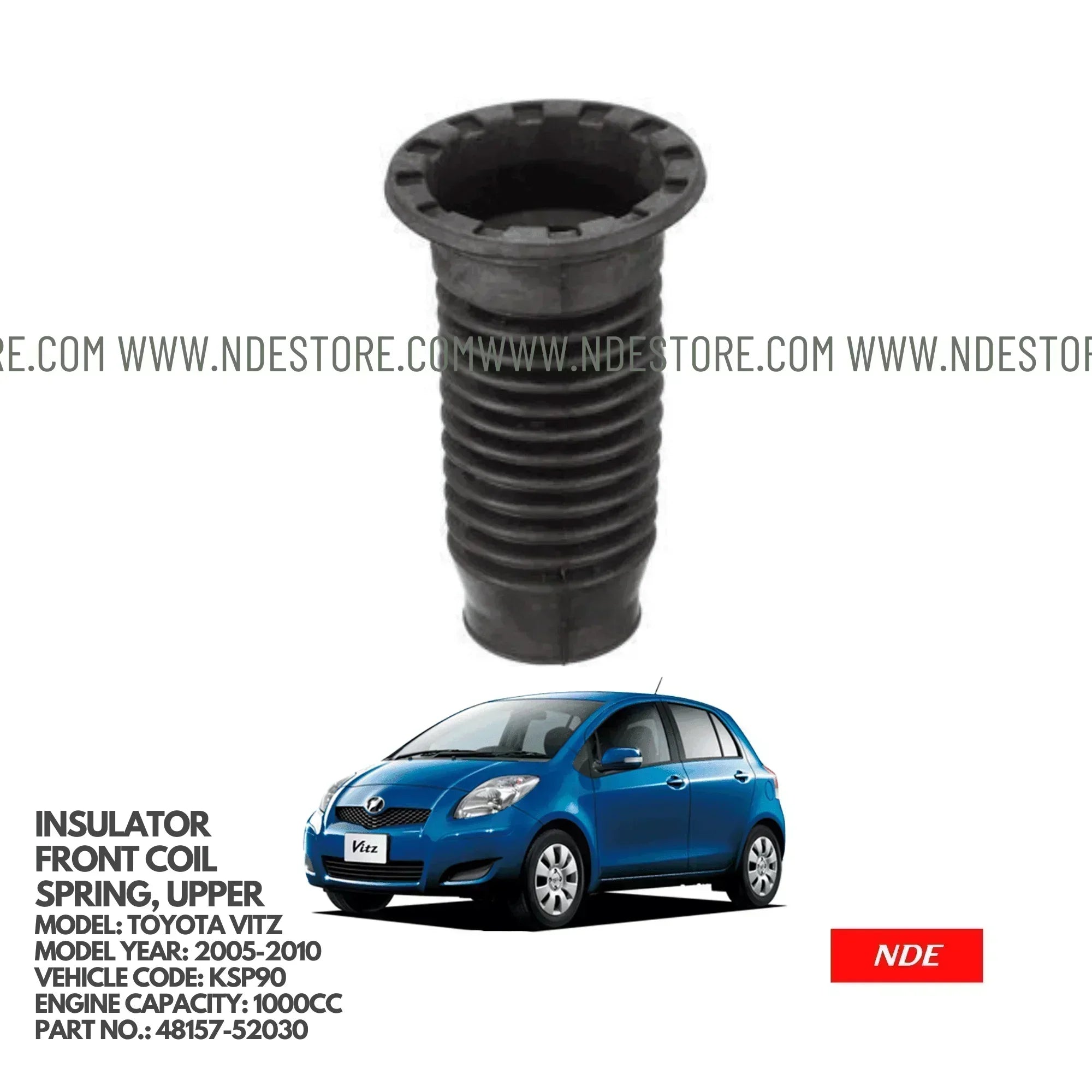 INSULATOR FRONT COIL SPRING UPPER FOR TOYOTA VITZ KSP90 (2005-2010 ...
