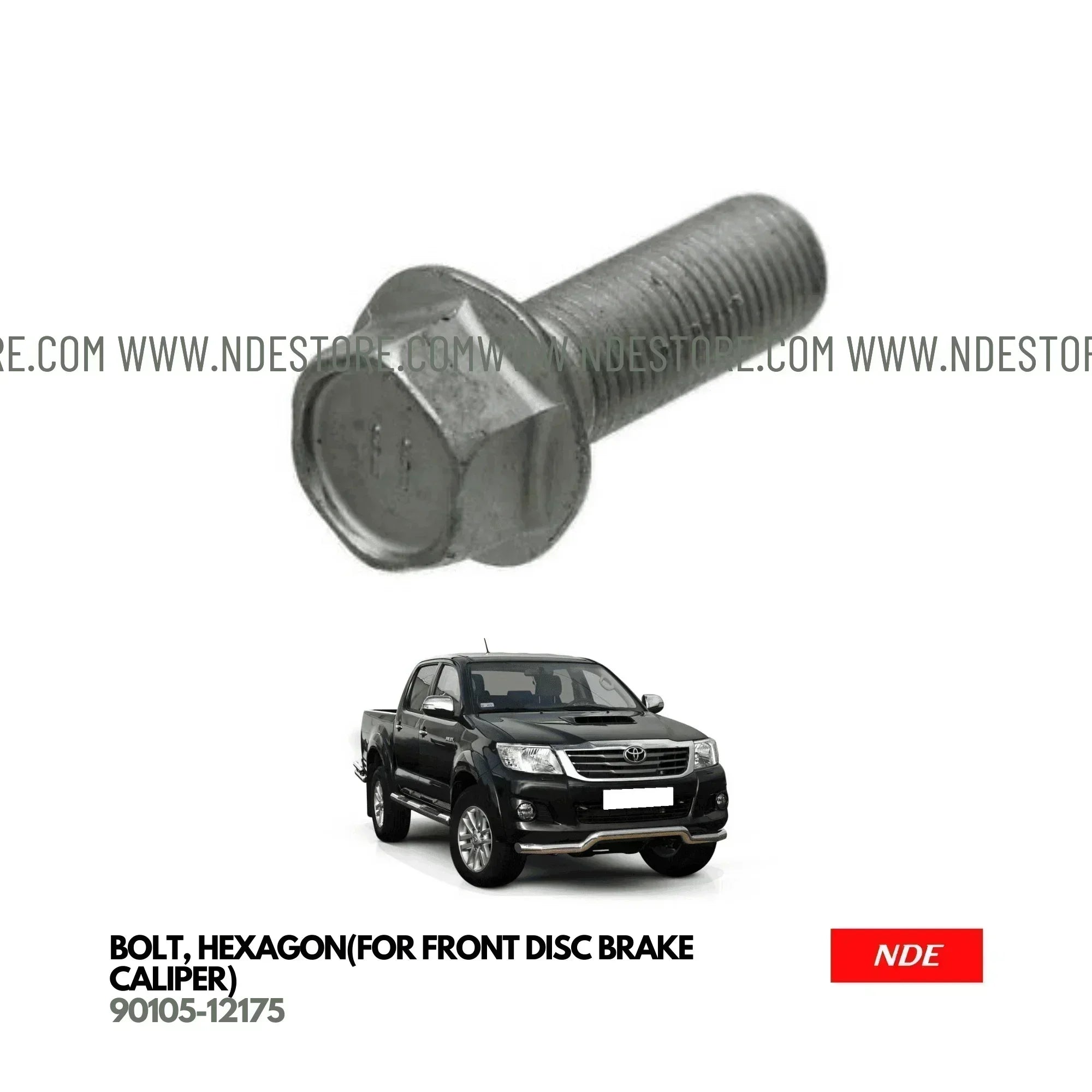BOLT HEXAGON FOR FRONT DISC BRAKE CALIPER FOR TOYOTA HILUX – NDE STORE
