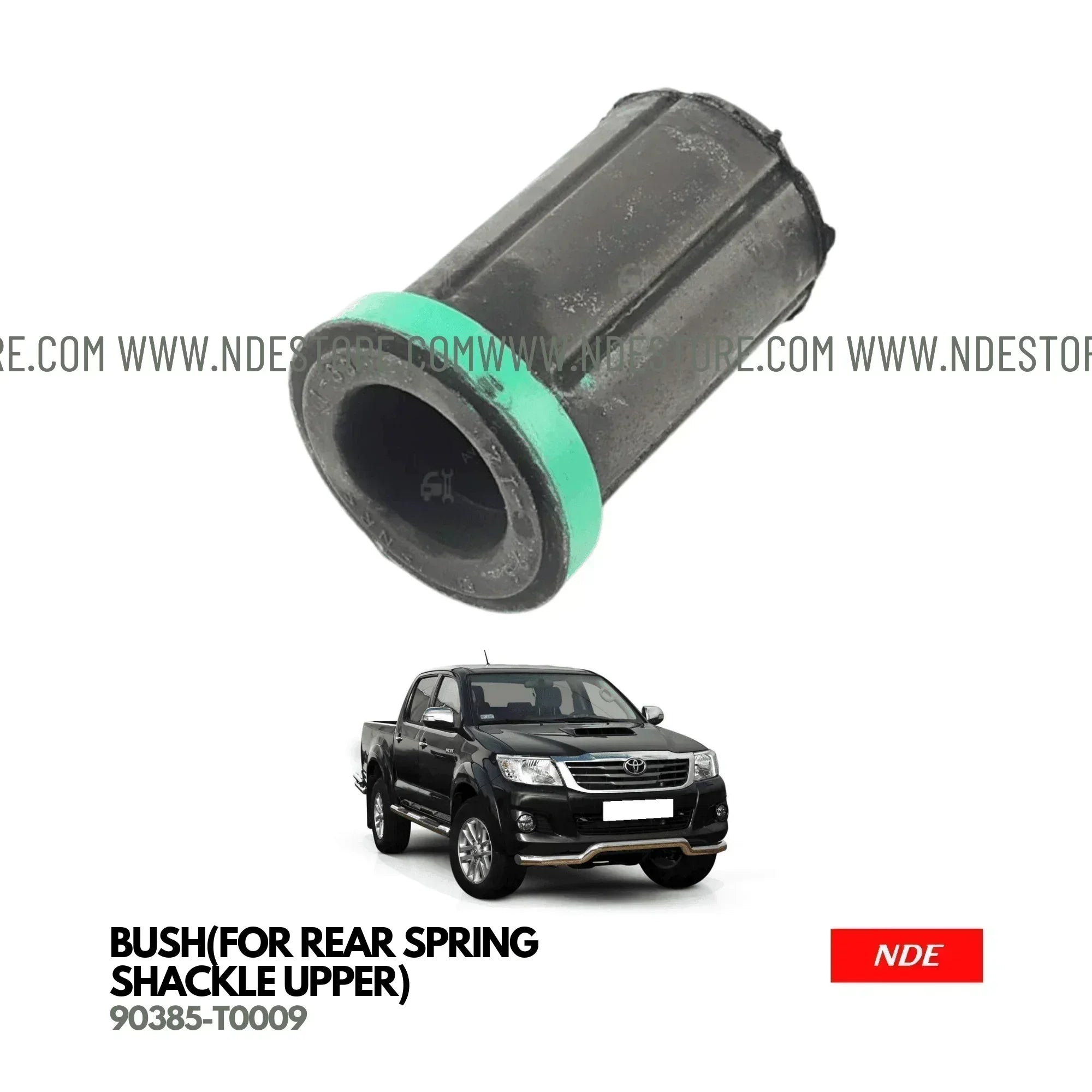 BUSH FOR REAR SPRING SHACKLE UPPER FOR TOYOTA HILUX – NDE STORE