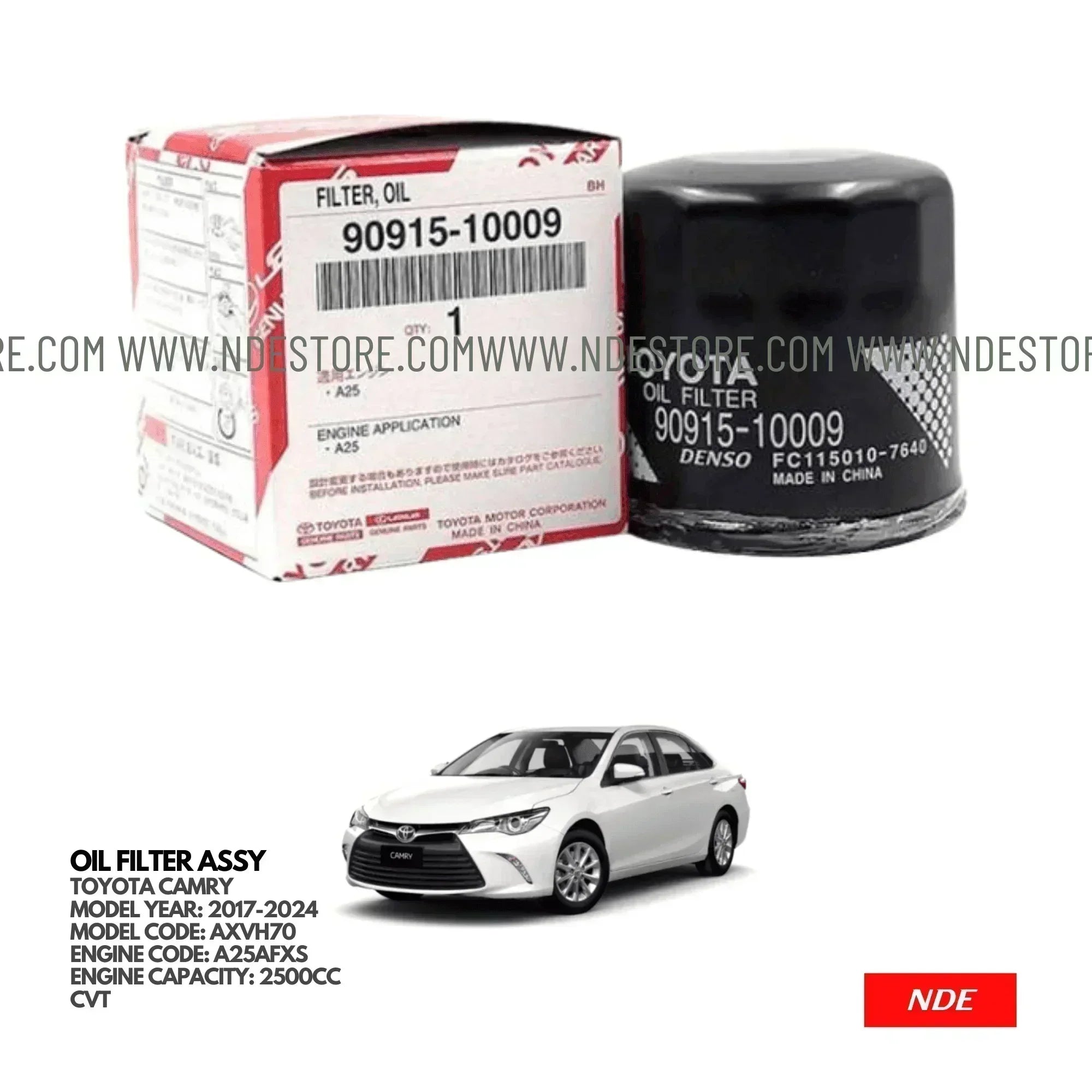 OIL FILTER FOR TOYOTA CAMRY JDM (2017-2024) – NDE STORE