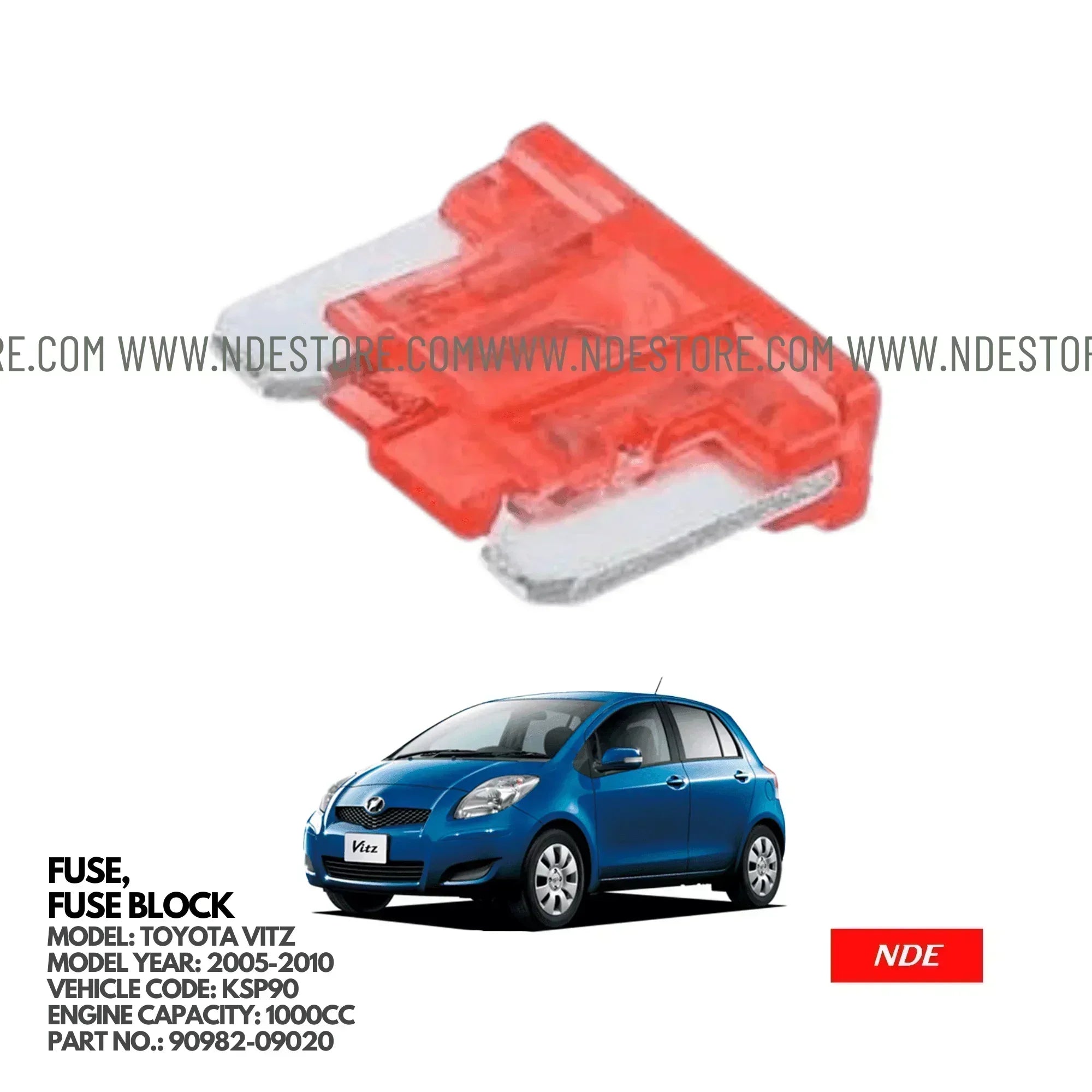 FUSE BLOCK 10A FOR TOYOTA VITZ KSP90 (2005-2010) – NDE STORE