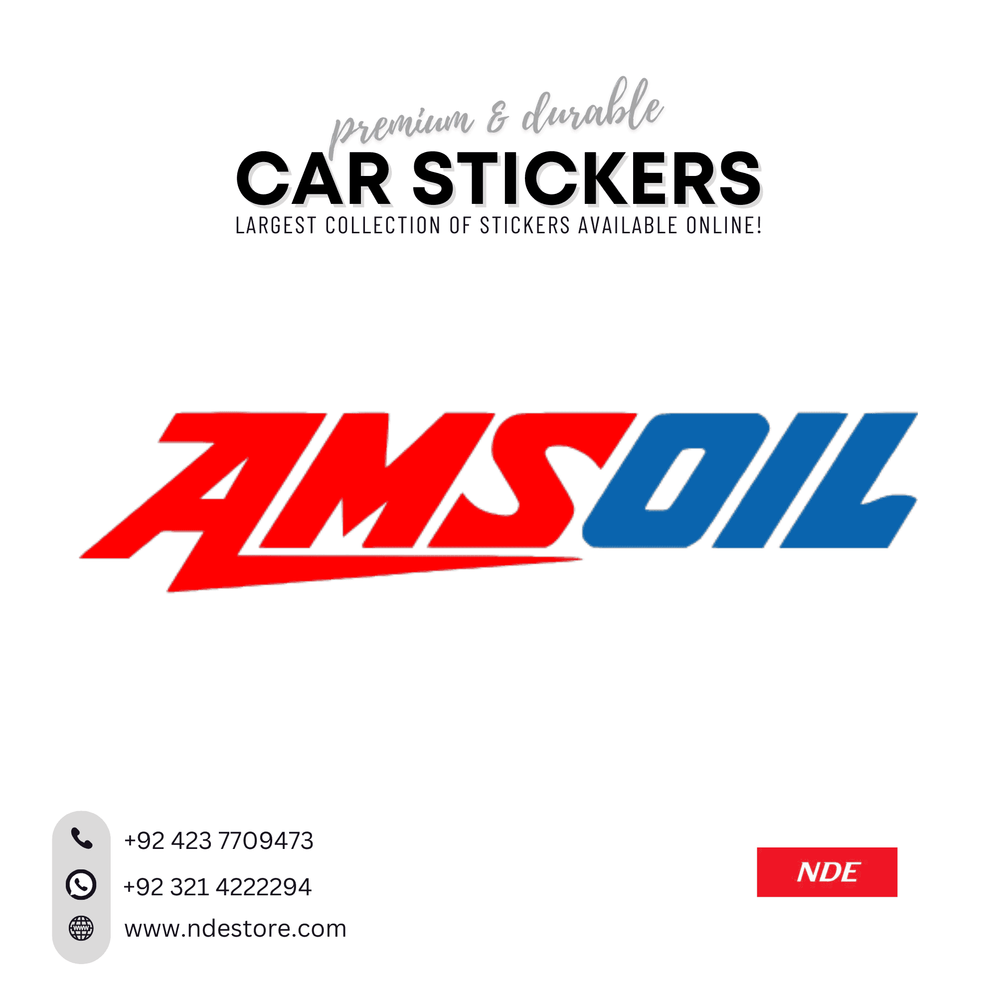STICKER AMSOIL – NDE STORE