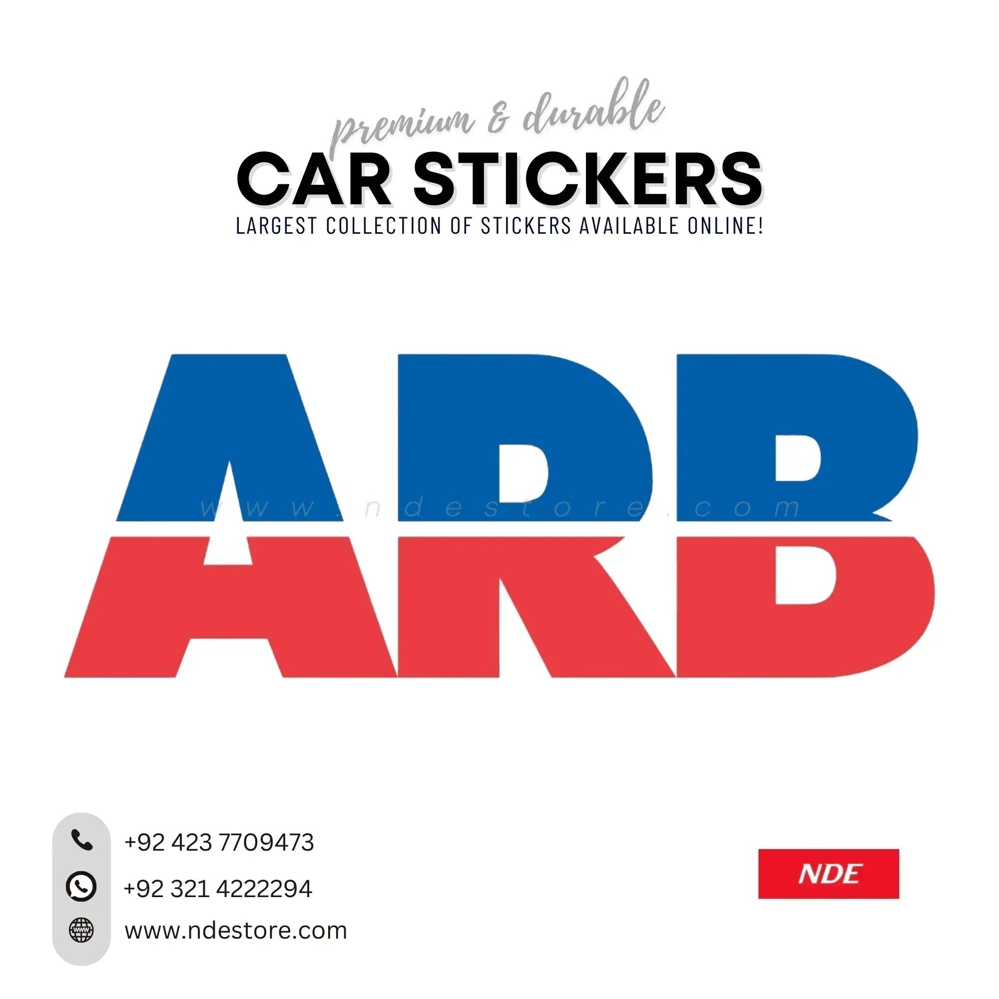 STICKER ARB - NDE STORE