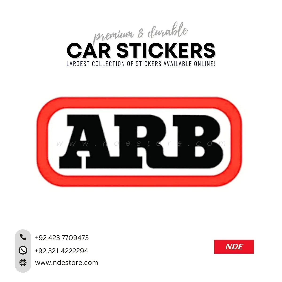 STICKER ARB - NDE STORE