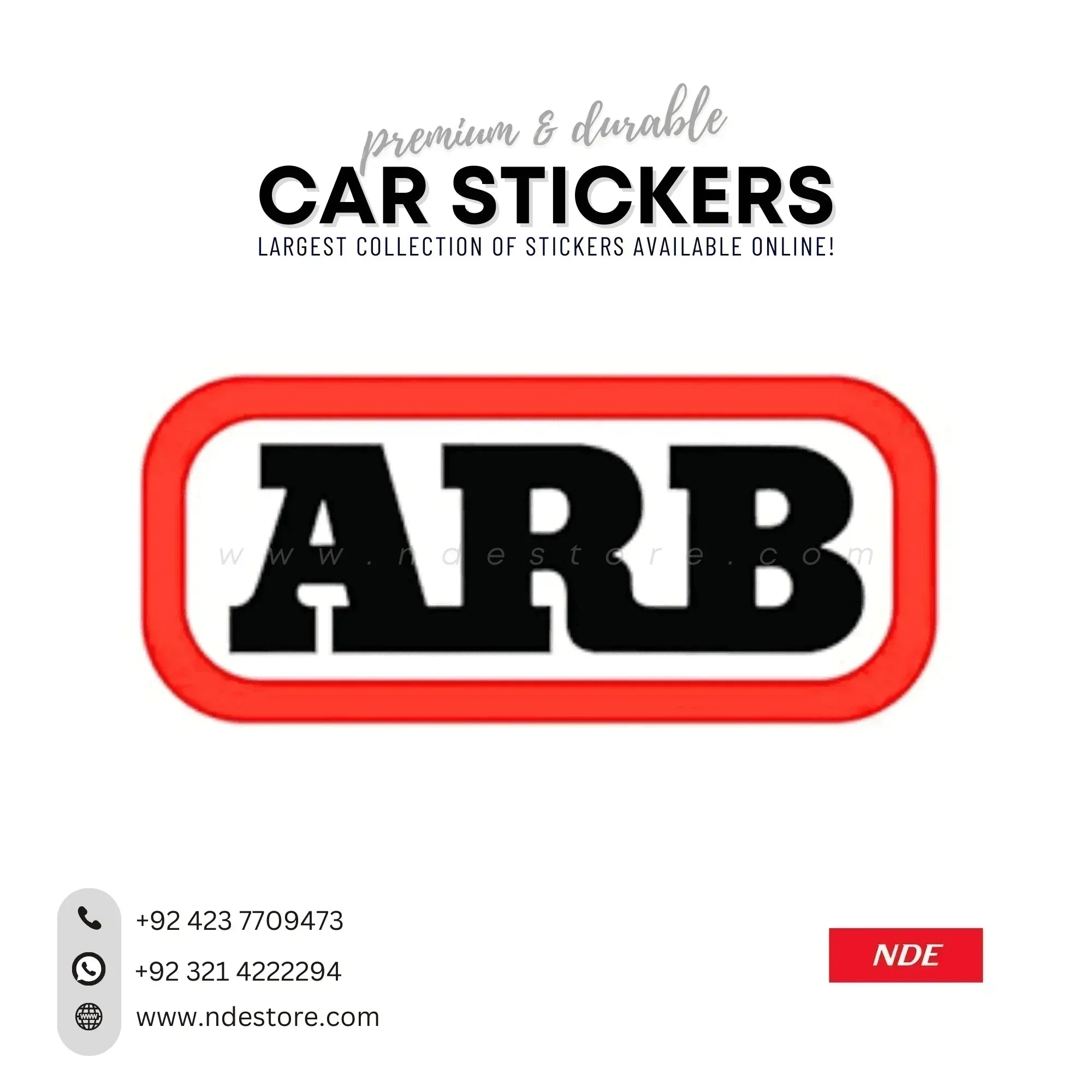 STICKER ARB - NDE STORE