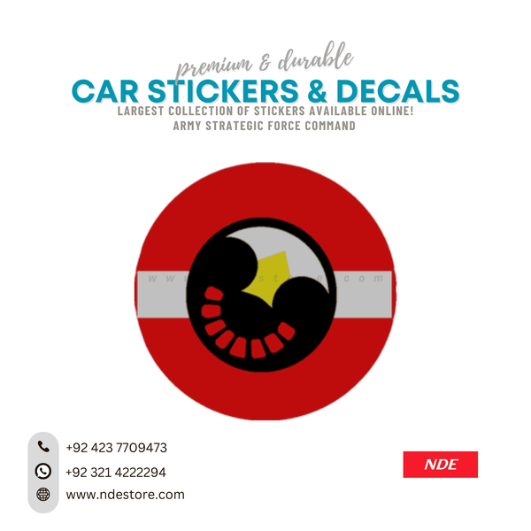 STICKER PAKISTAN ARMY FLAGS - NDE STORE