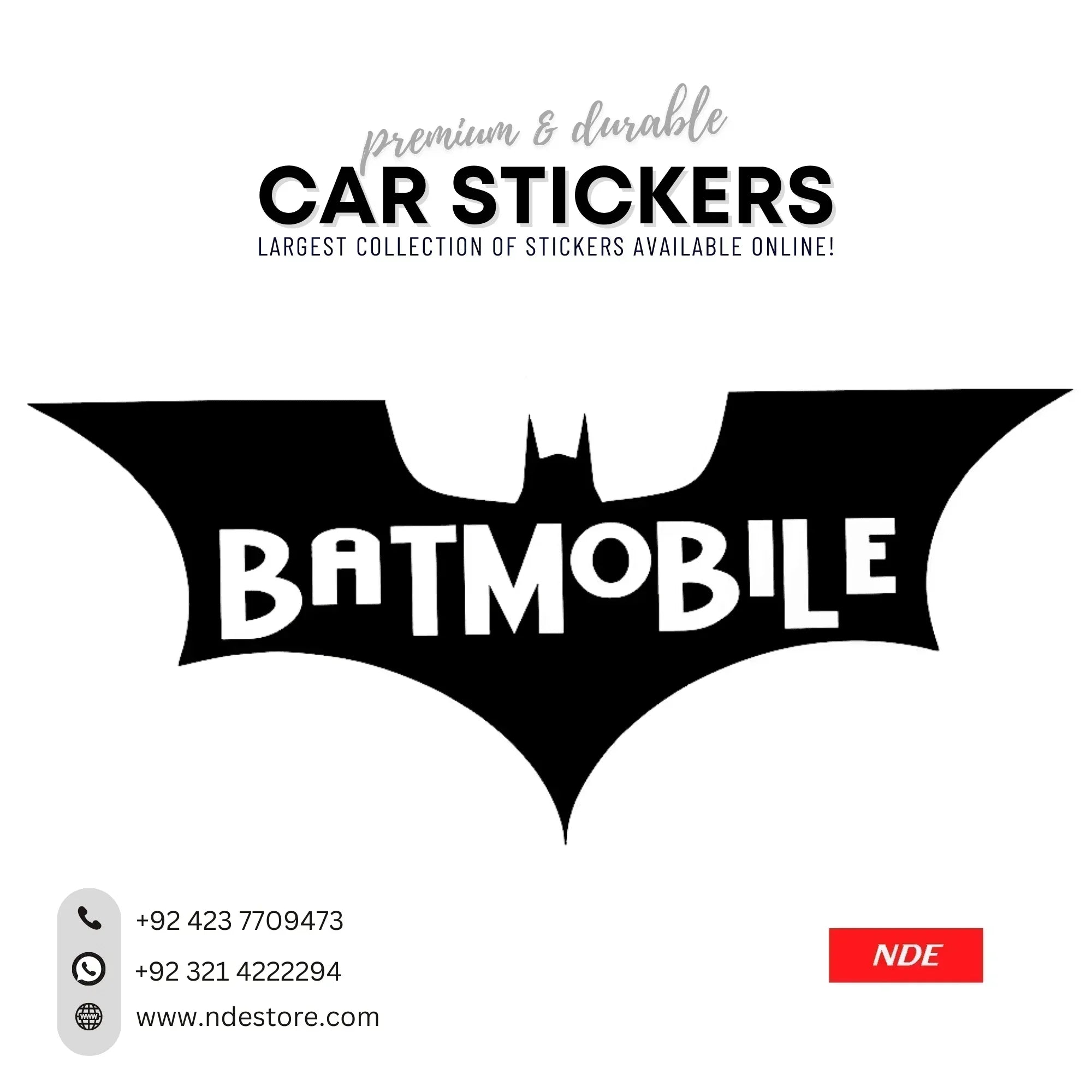 STICKER BATMOBILE – NDE STORE
