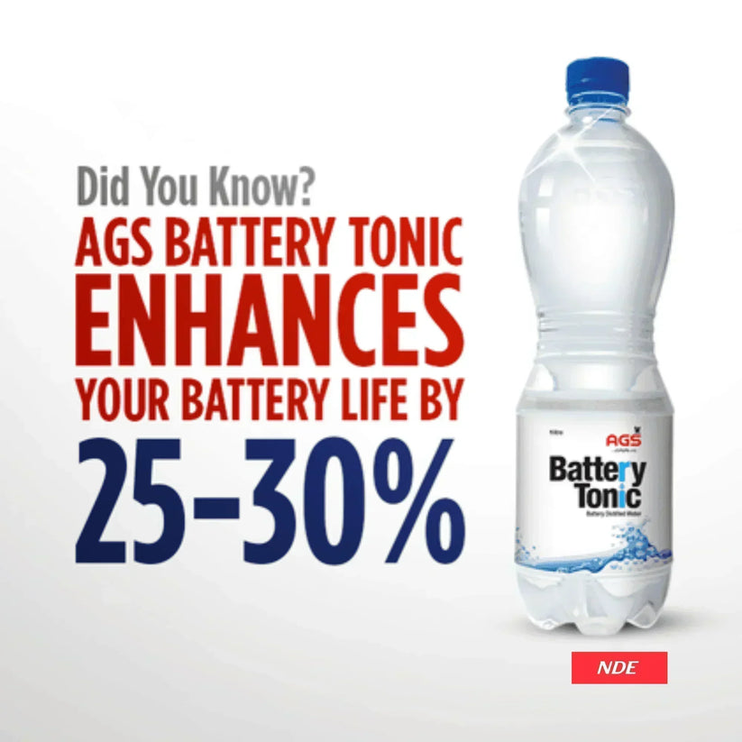 BATTERY WATER, BATTERY TONIC AGS (1 LTR) – NDE STORE