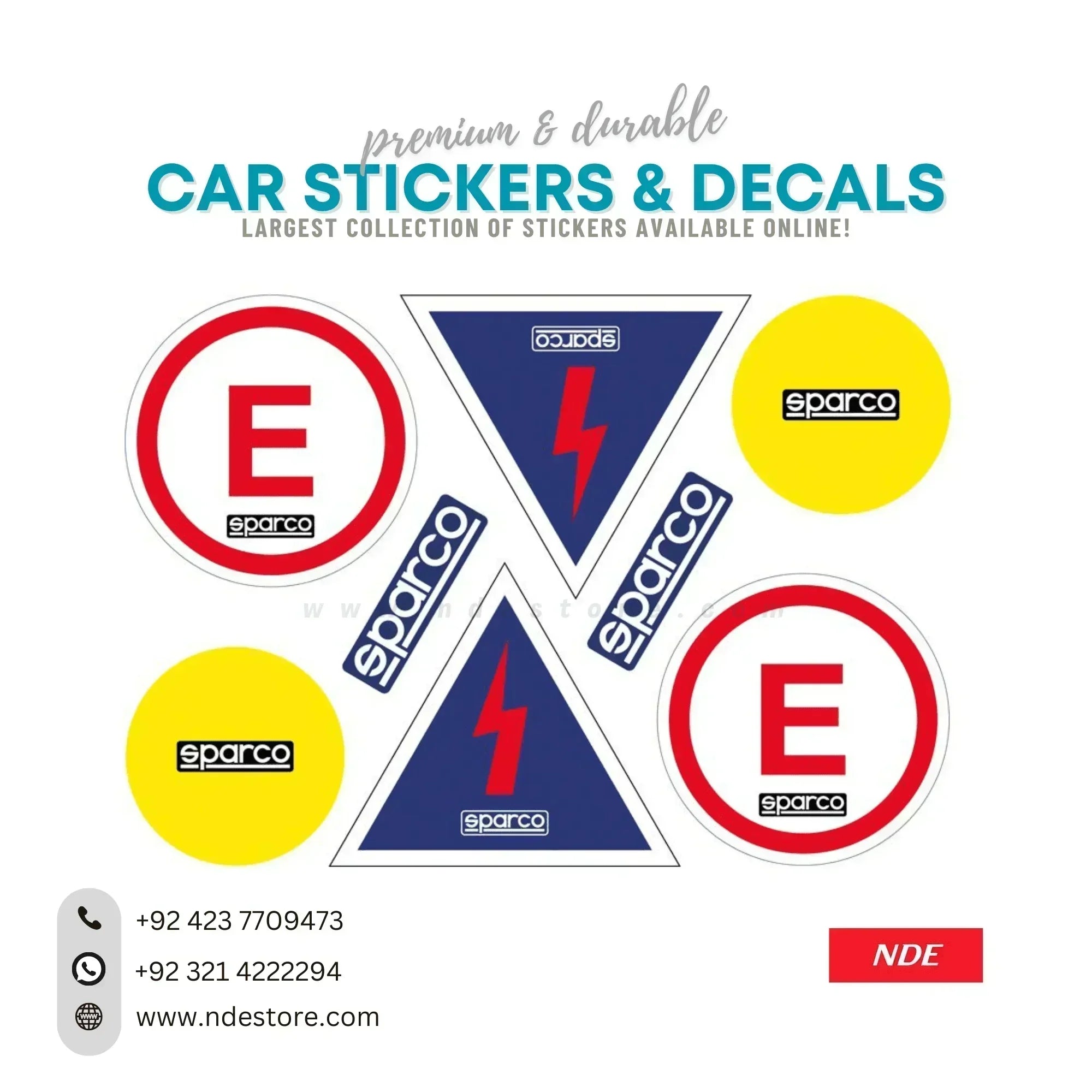 STICKER SPARCO SERIES – NDE STORE