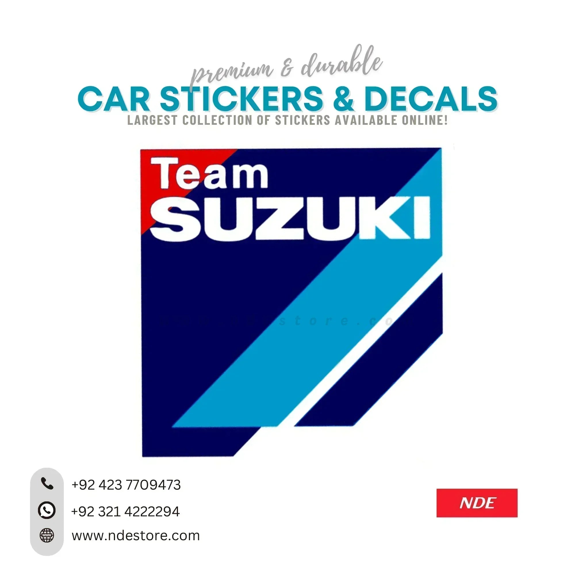 STICKER TEAM SUZUKI (THAILAND) - NDE STORE