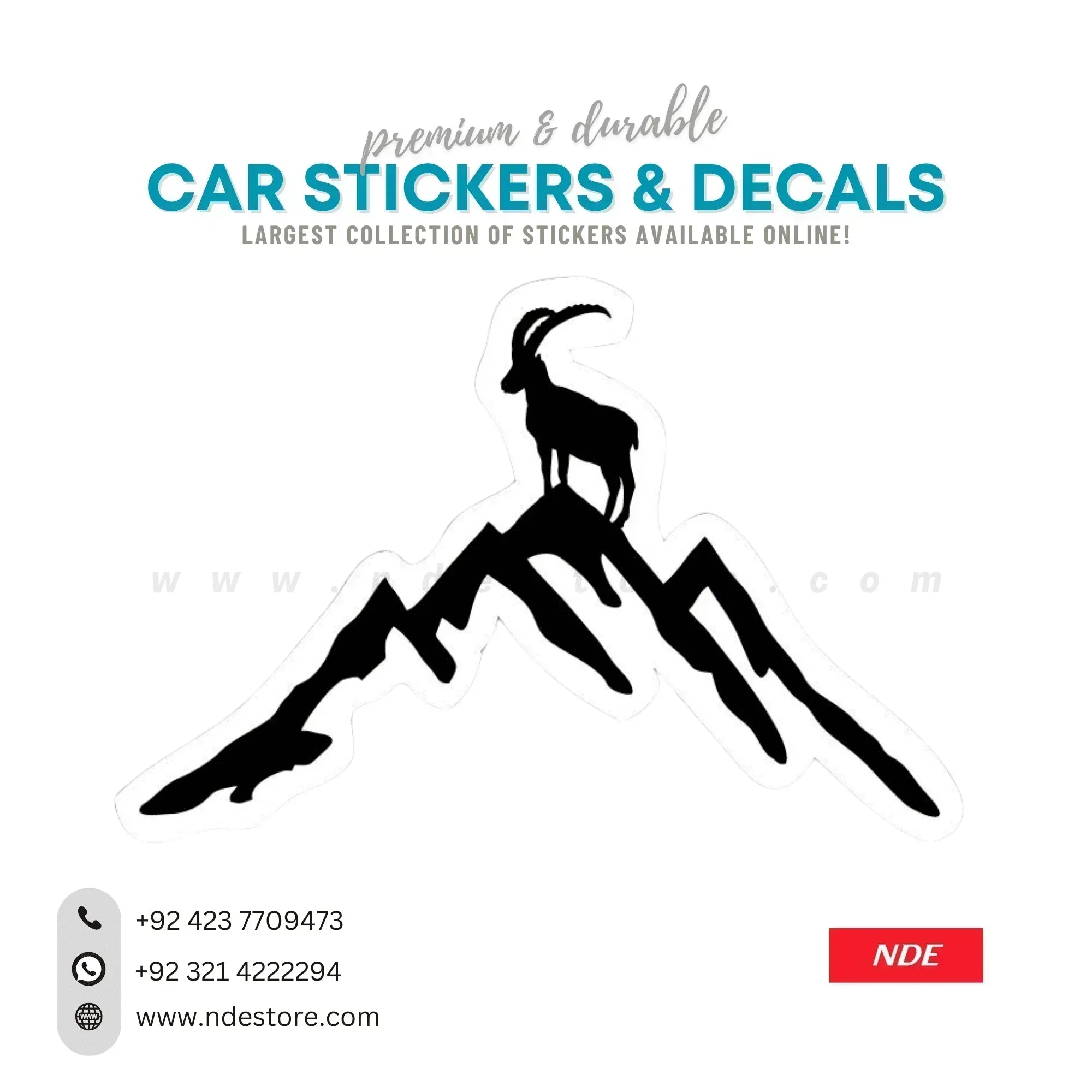 STICKER, MARKHOR – NDE STORE