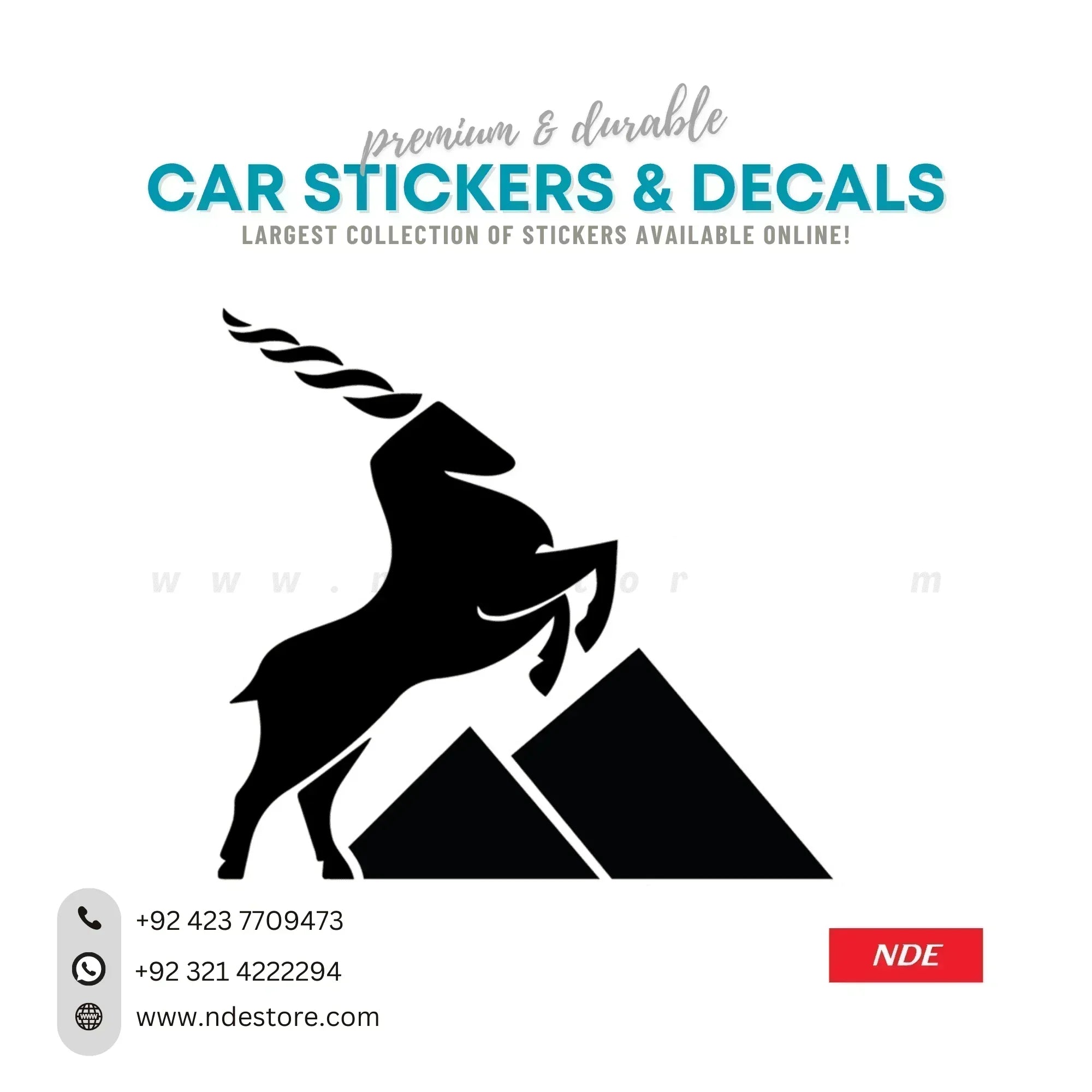 STICKER, MARKHOR - ndestore.com