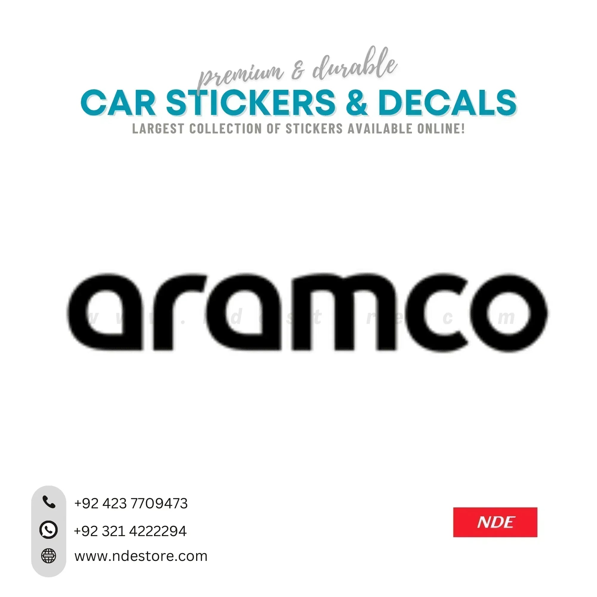 STICKER, ARAMCO – NDE STORE
