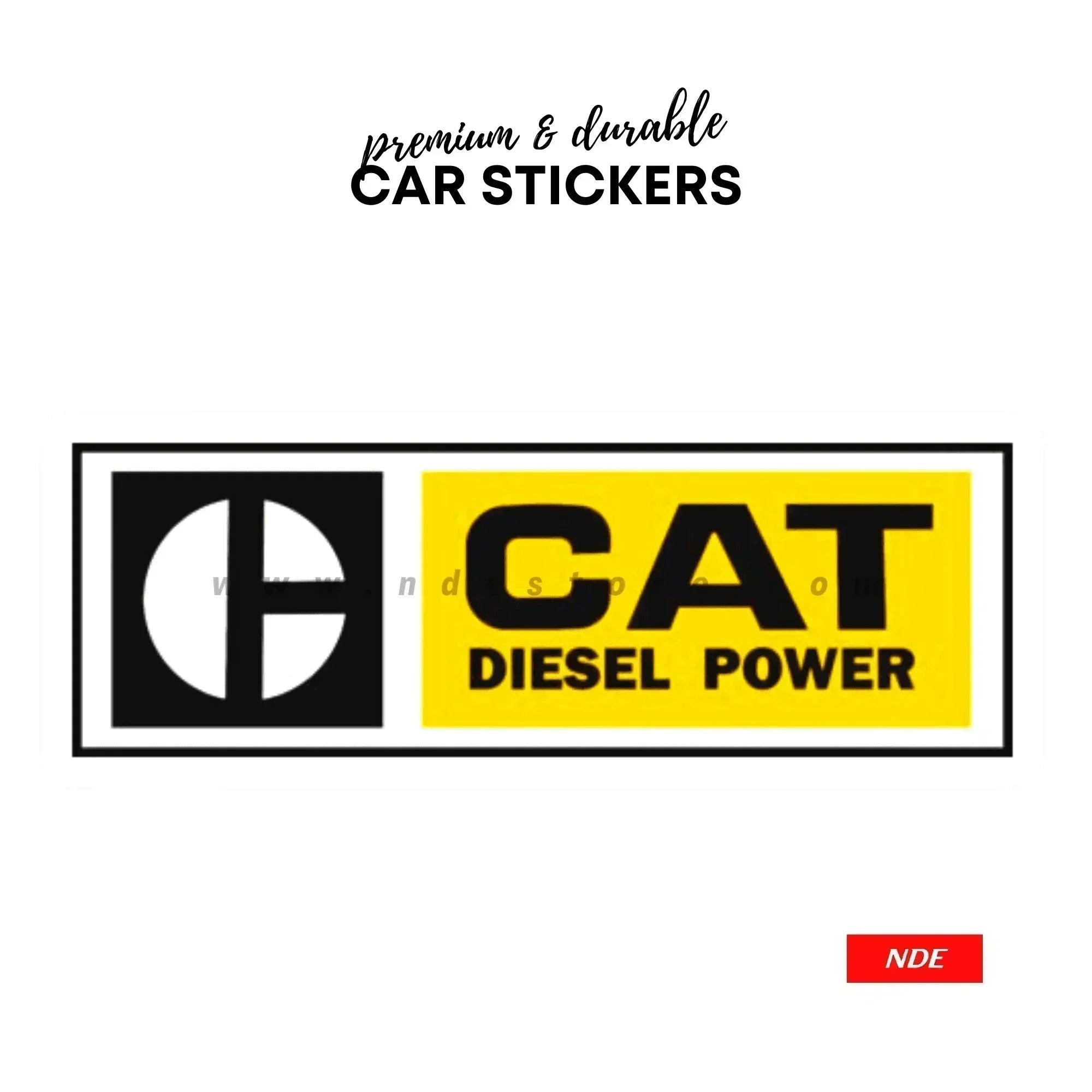 STICKER, CATERPILLAR SERIES - NDE STORE