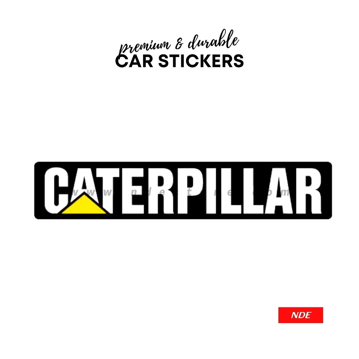 STICKER, CATERPILLAR SERIES - NDE STORE