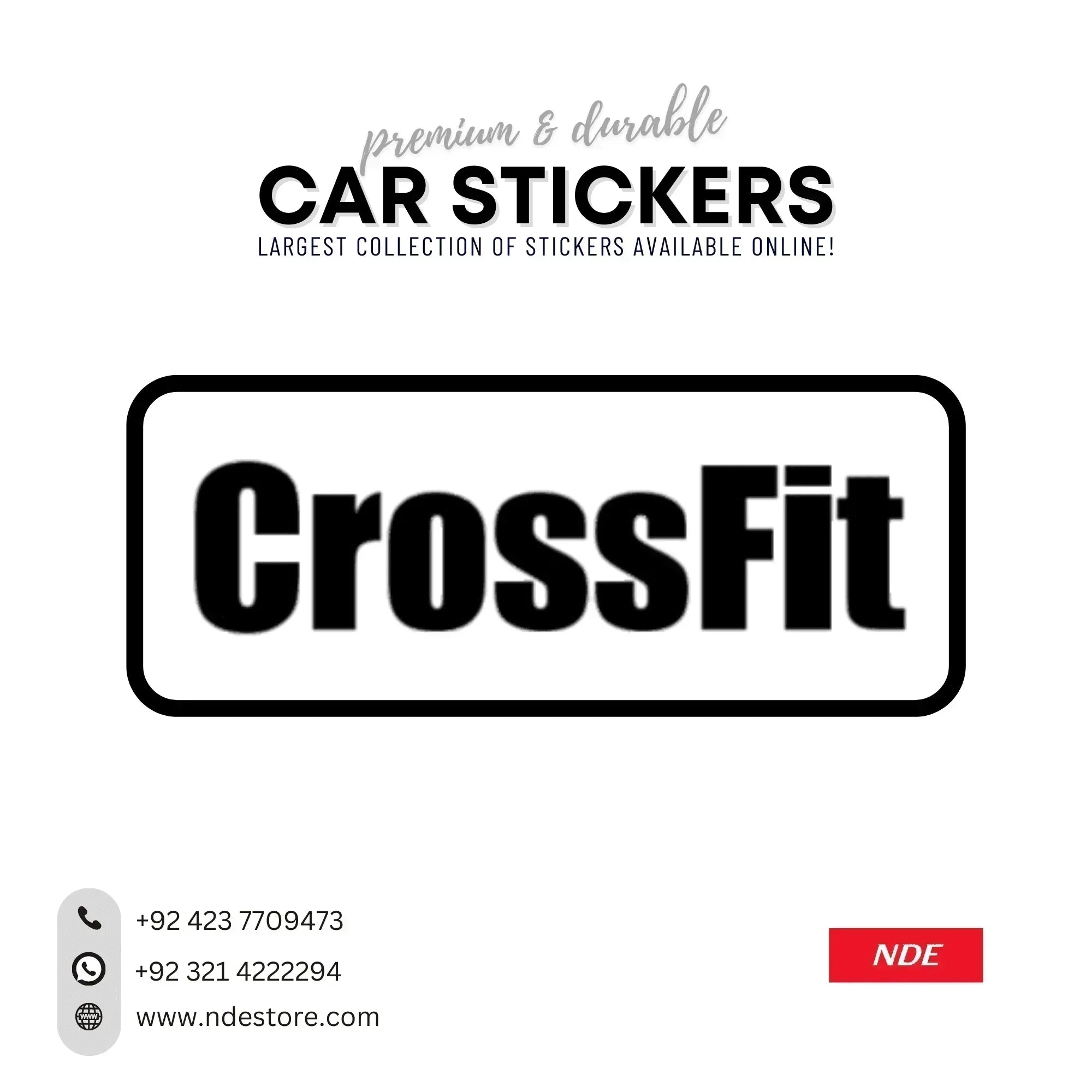 STICKER CROSSFIT – NDE STORE