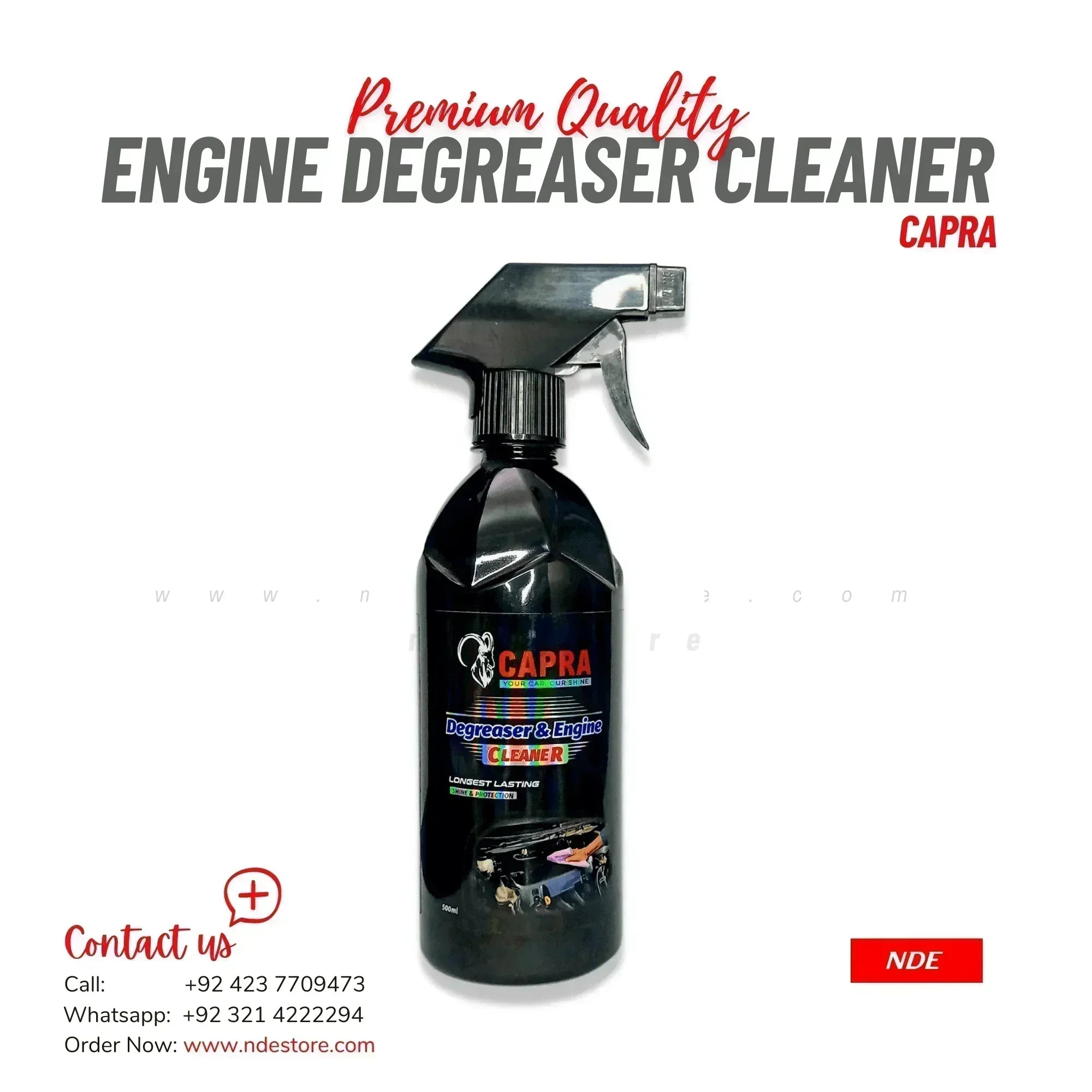 CAPRA DEGREASER AND ENGINE CLEANER SPRAY 500ML – NDE STORE