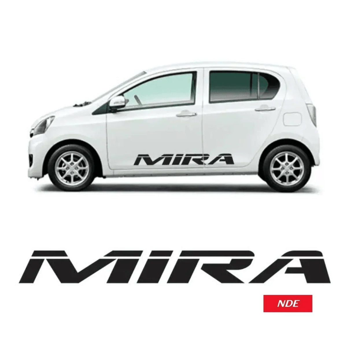 STICKER DOOR APPLICATION 2 PIECES FOR DAIHATSU MIRA - NDE STORE