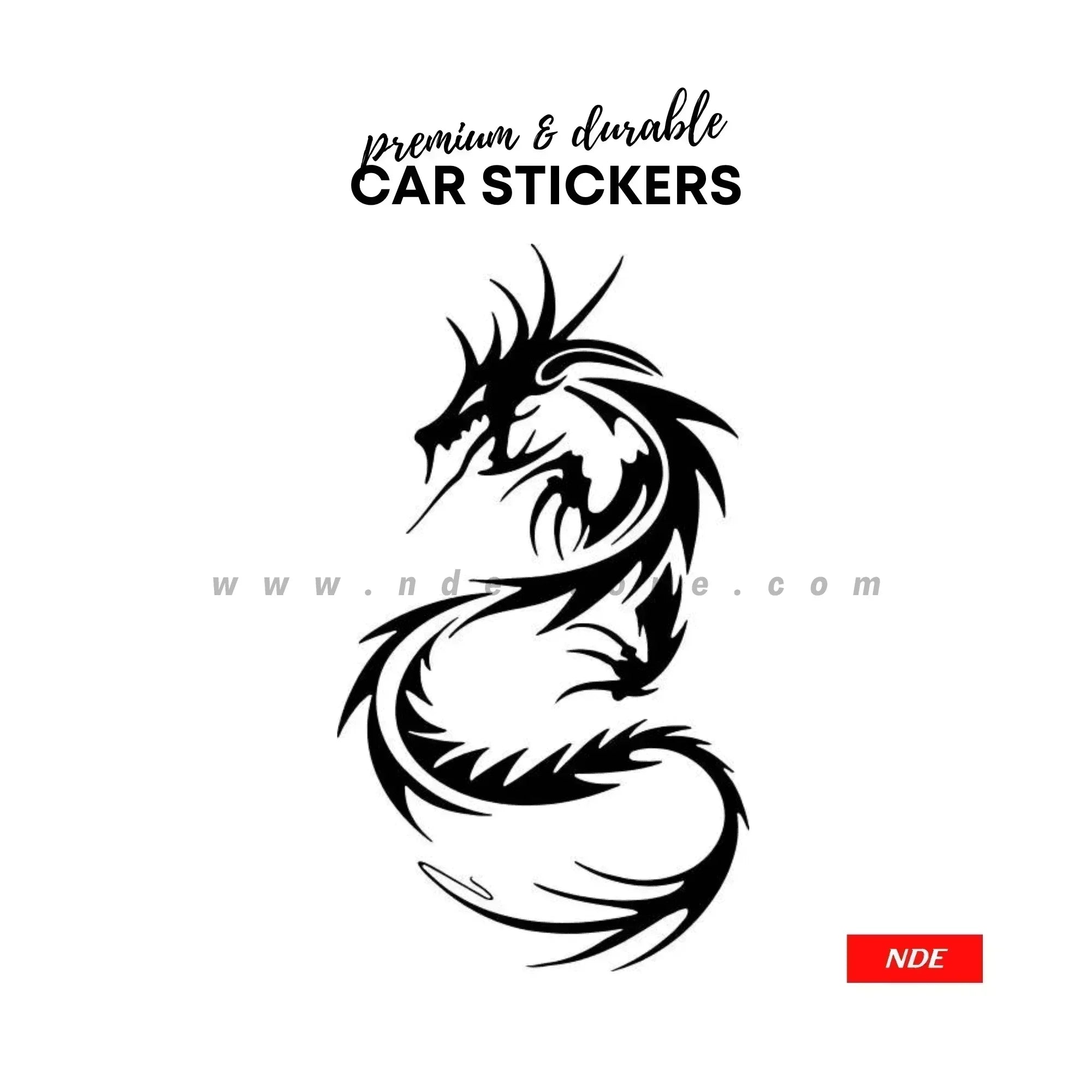 STICKER, DRAGON – NDE STORE