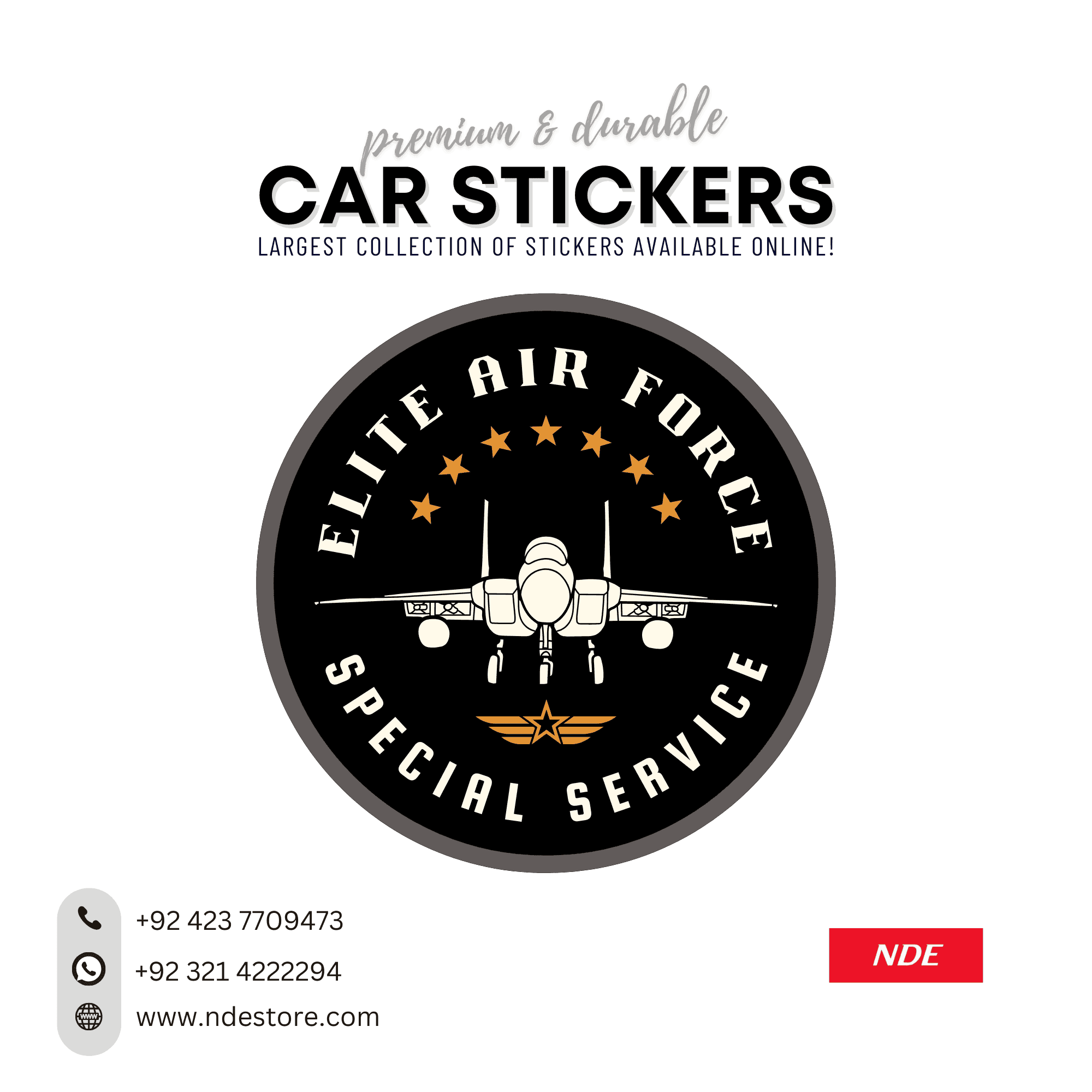 STICKER ELITE AIR FORCE SPECIAL SERVICE – NDE STORE