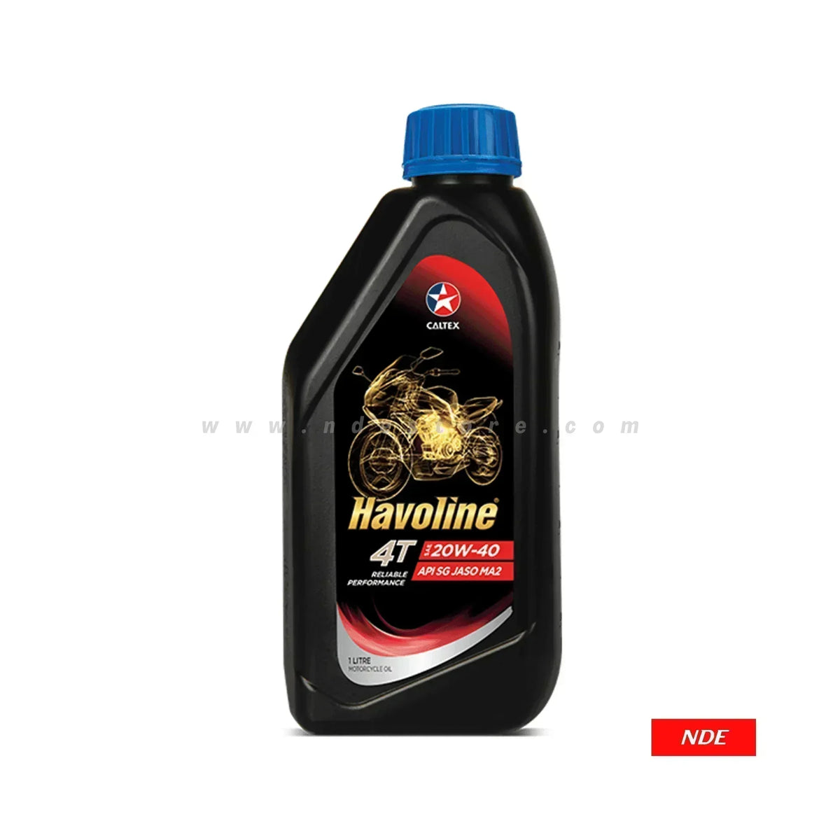 ENGINE OIL FOR BIKE HAVOLINE 4T SAE 20W-40 (1000 ML) - NDE STORE