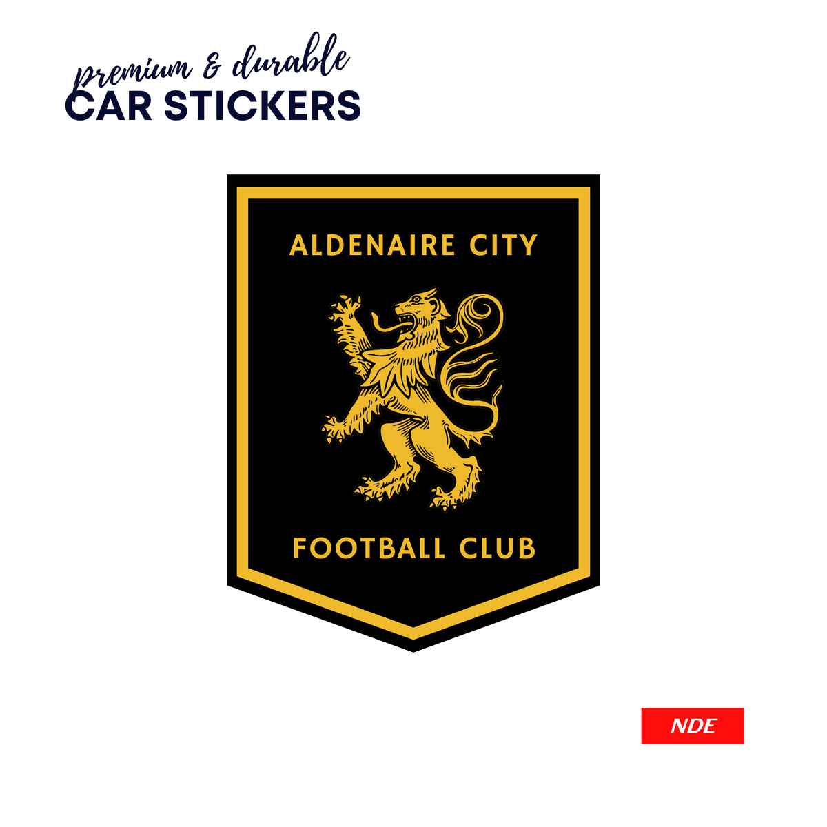 STICKER, FOOTBALL CLUB - NDE STORE