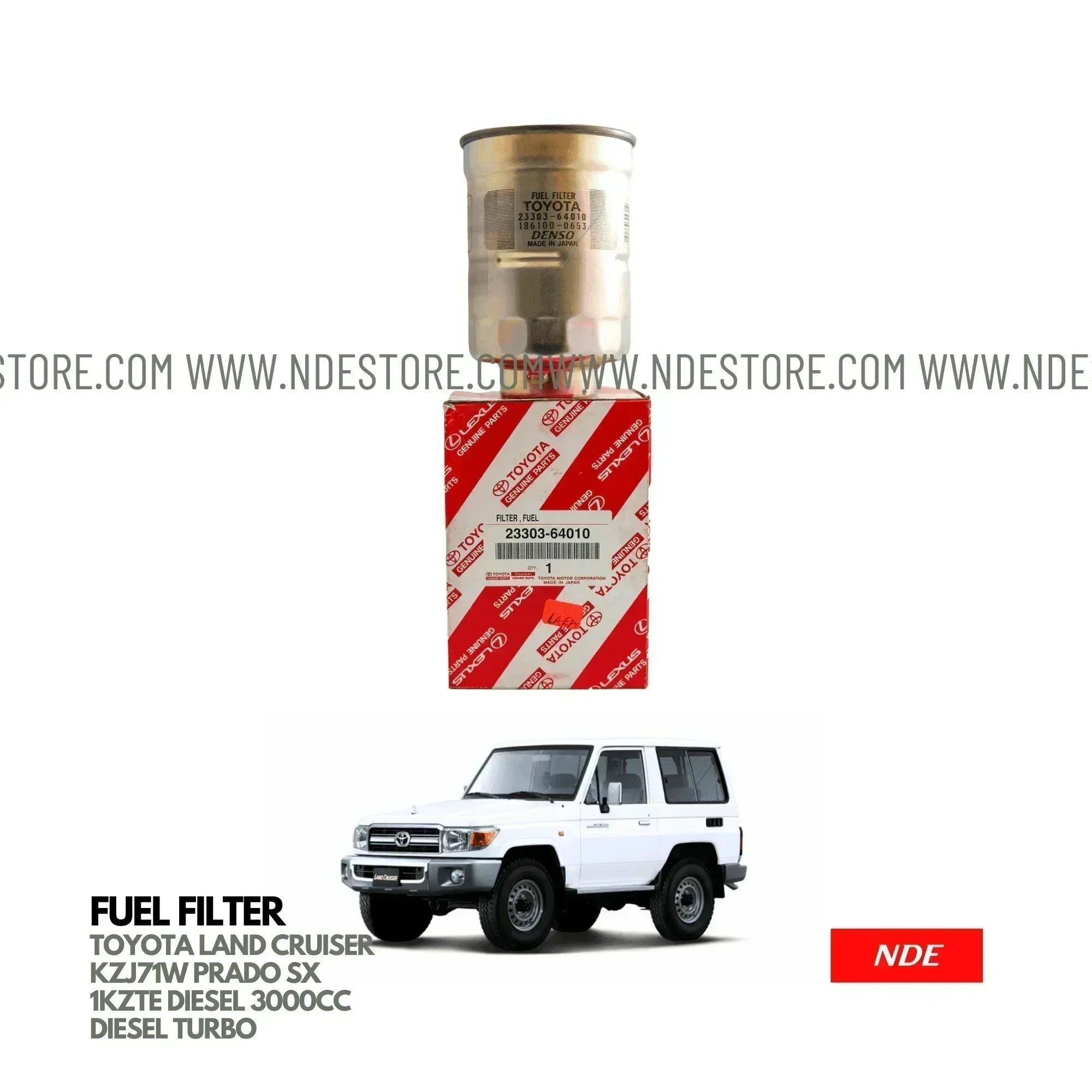 FUEL FILTER FOR TOYOTA LAND CRUISER (KZJ71) – NDE STORE