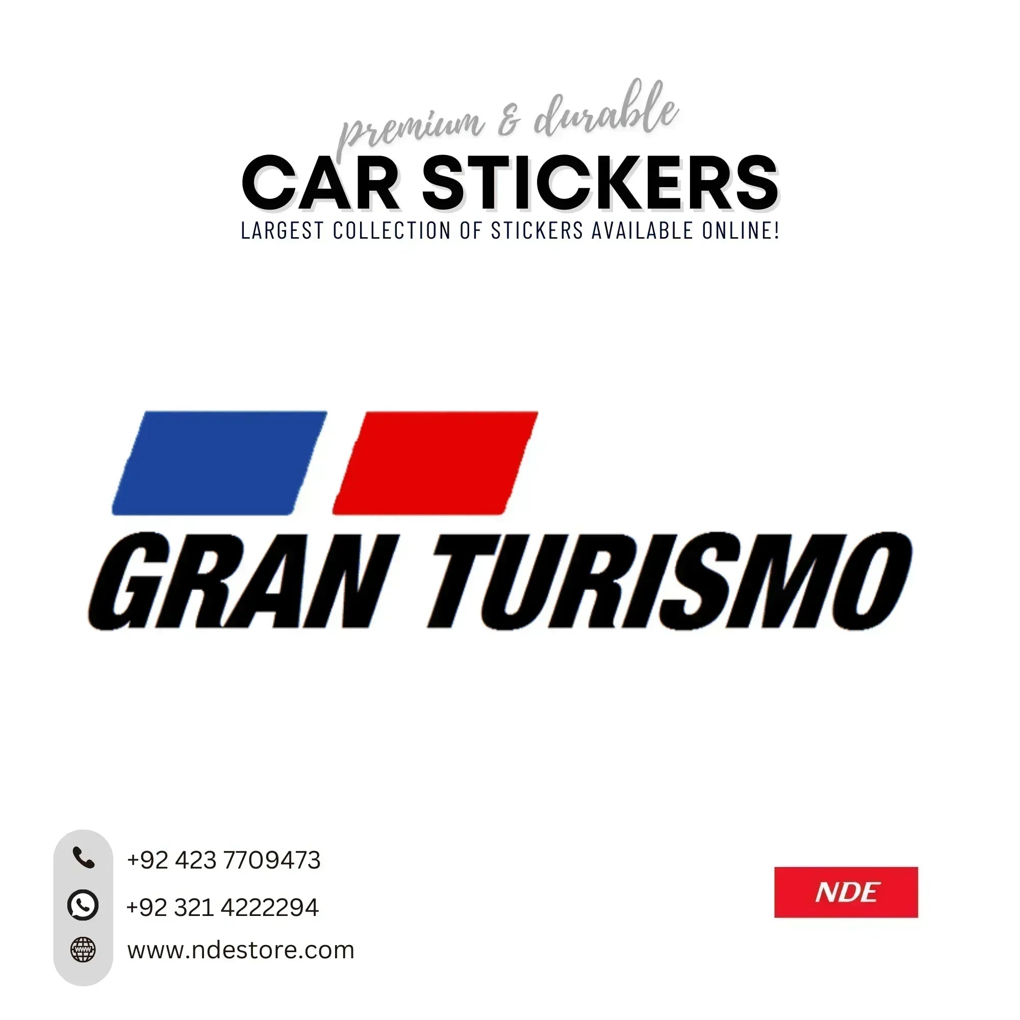 STICKER GRAN TURISMO – NDE STORE