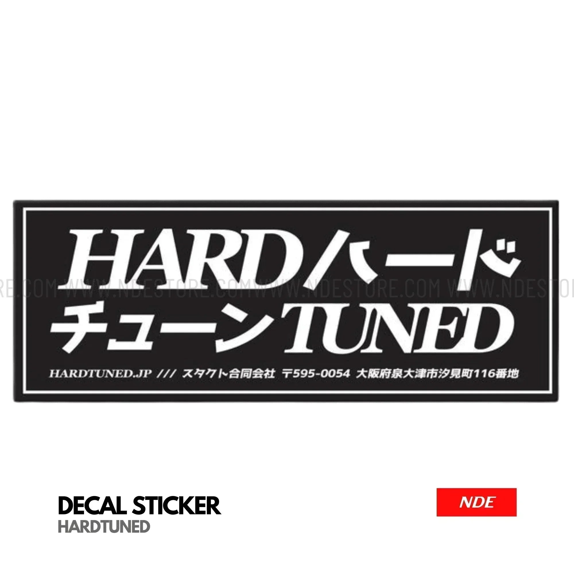 STICKER HARDTUNED – NDE STORE