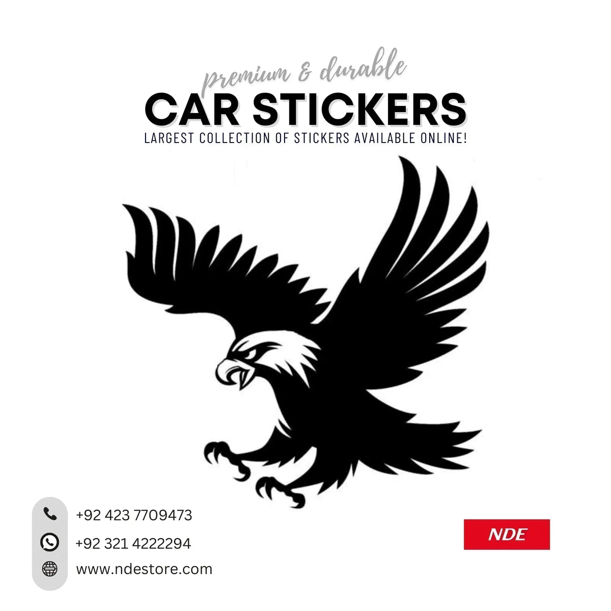 STICKER HAWK EAGLE - NDE STORE