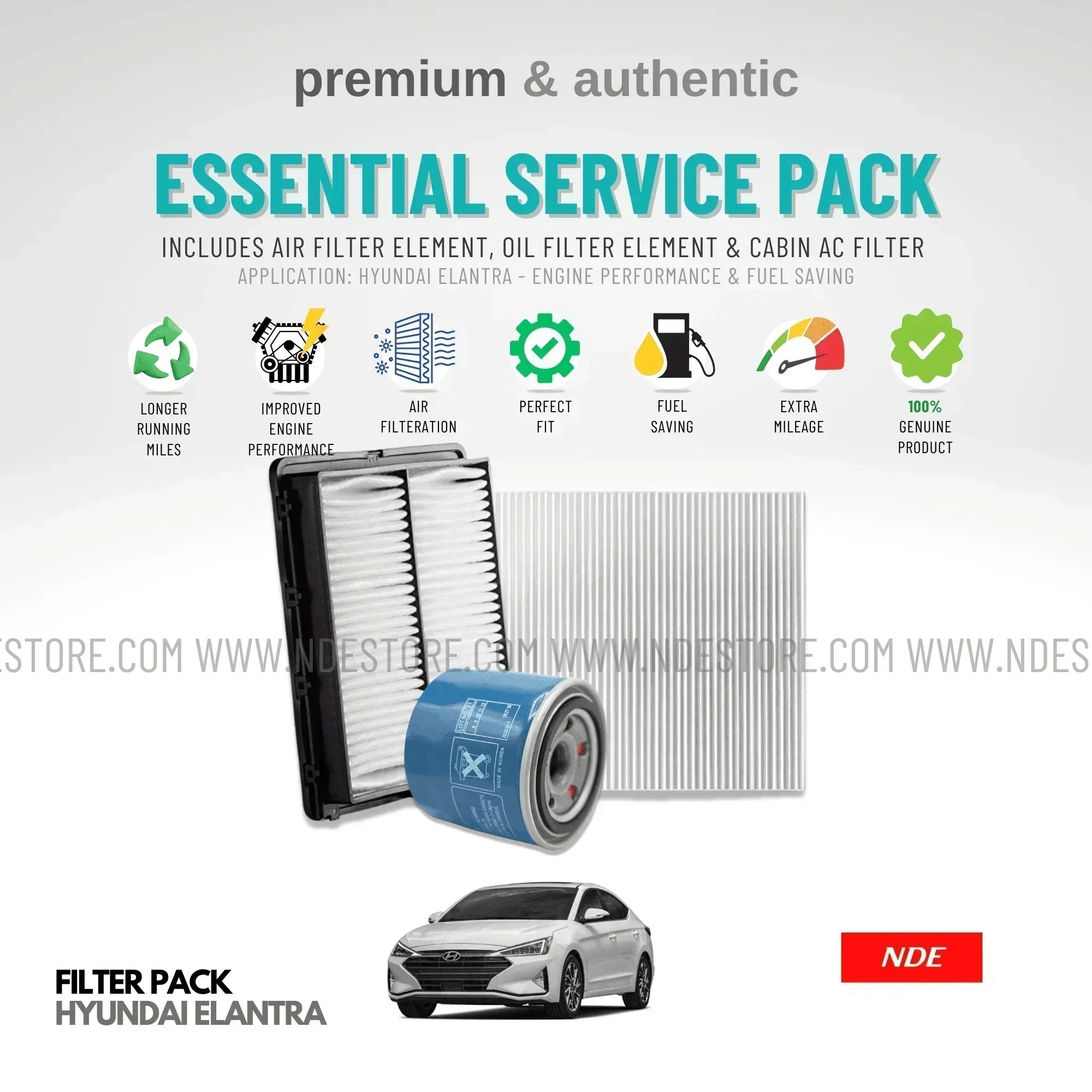 ESSENTIAL FILTER PACK FOR HYUNDAI ELANTRA – NDE STORE