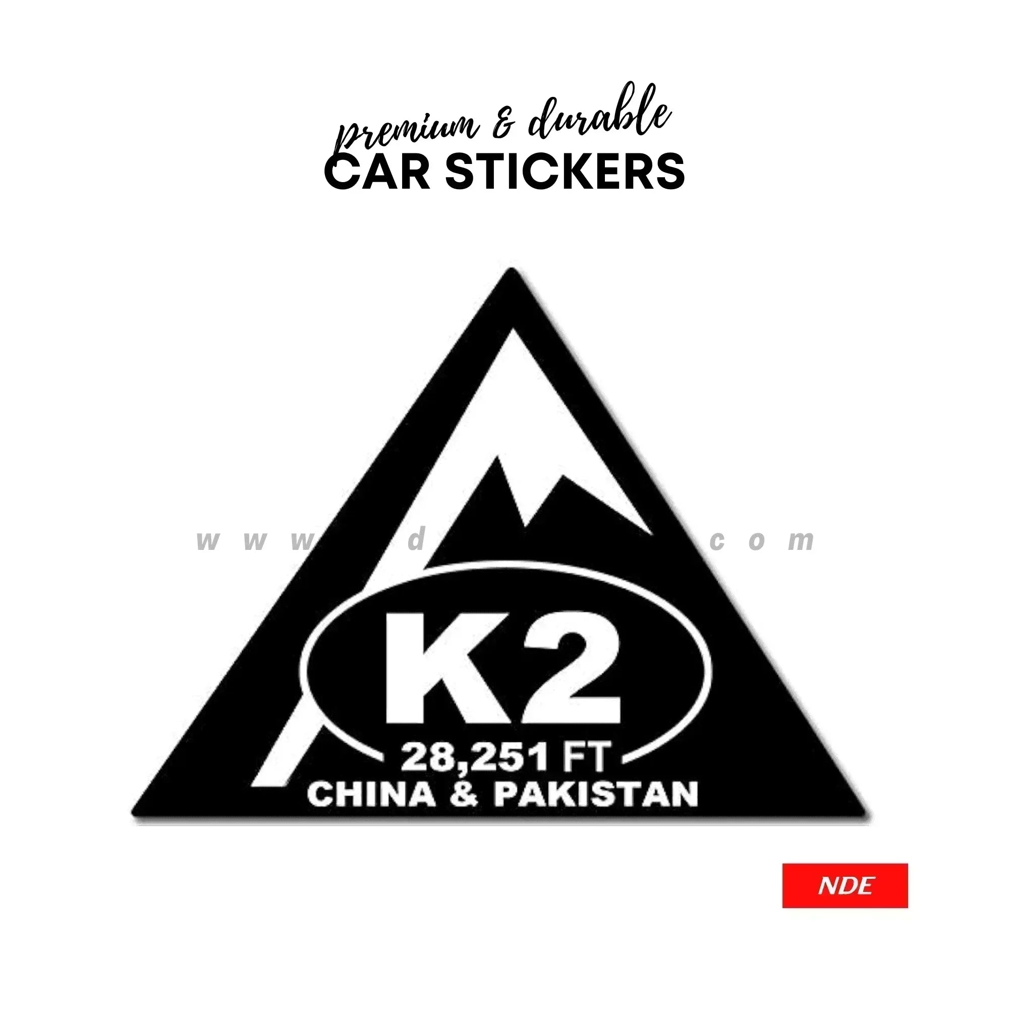 STICKER, K2 CHINA PAKISTAN (K2) – NDE STORE