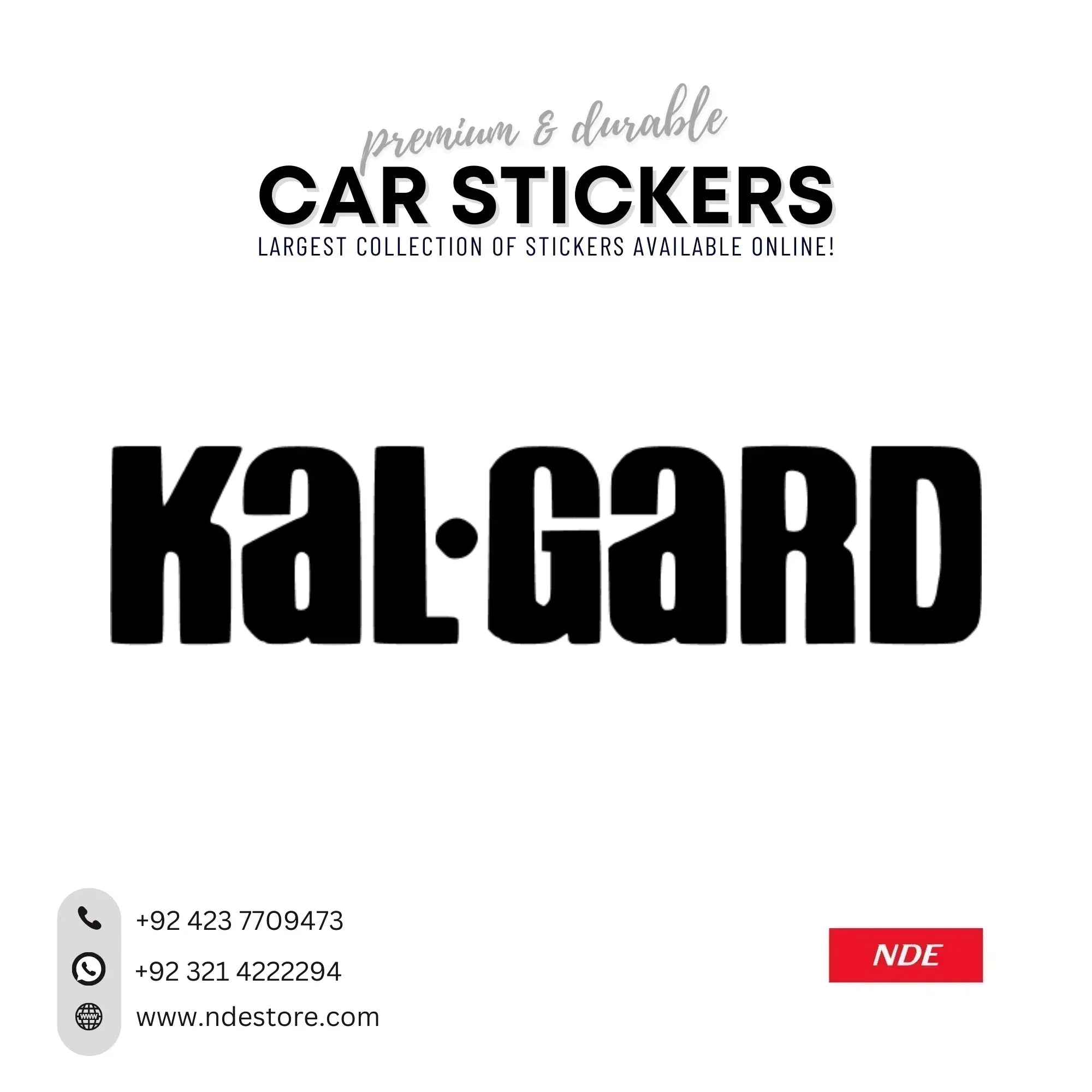 STICKER KALGUARD - NDE STORE