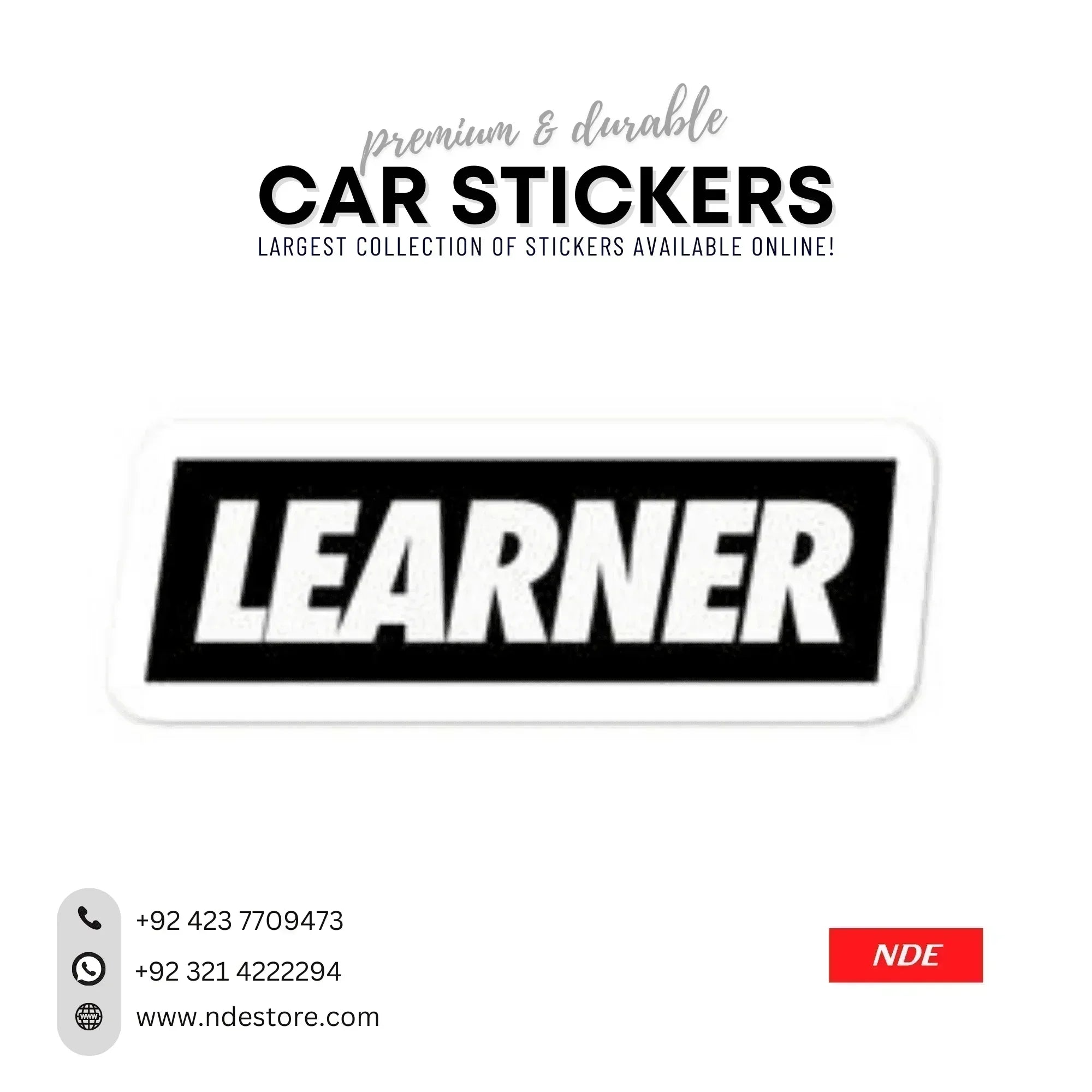 STICKER LEARNER – NDE STORE
