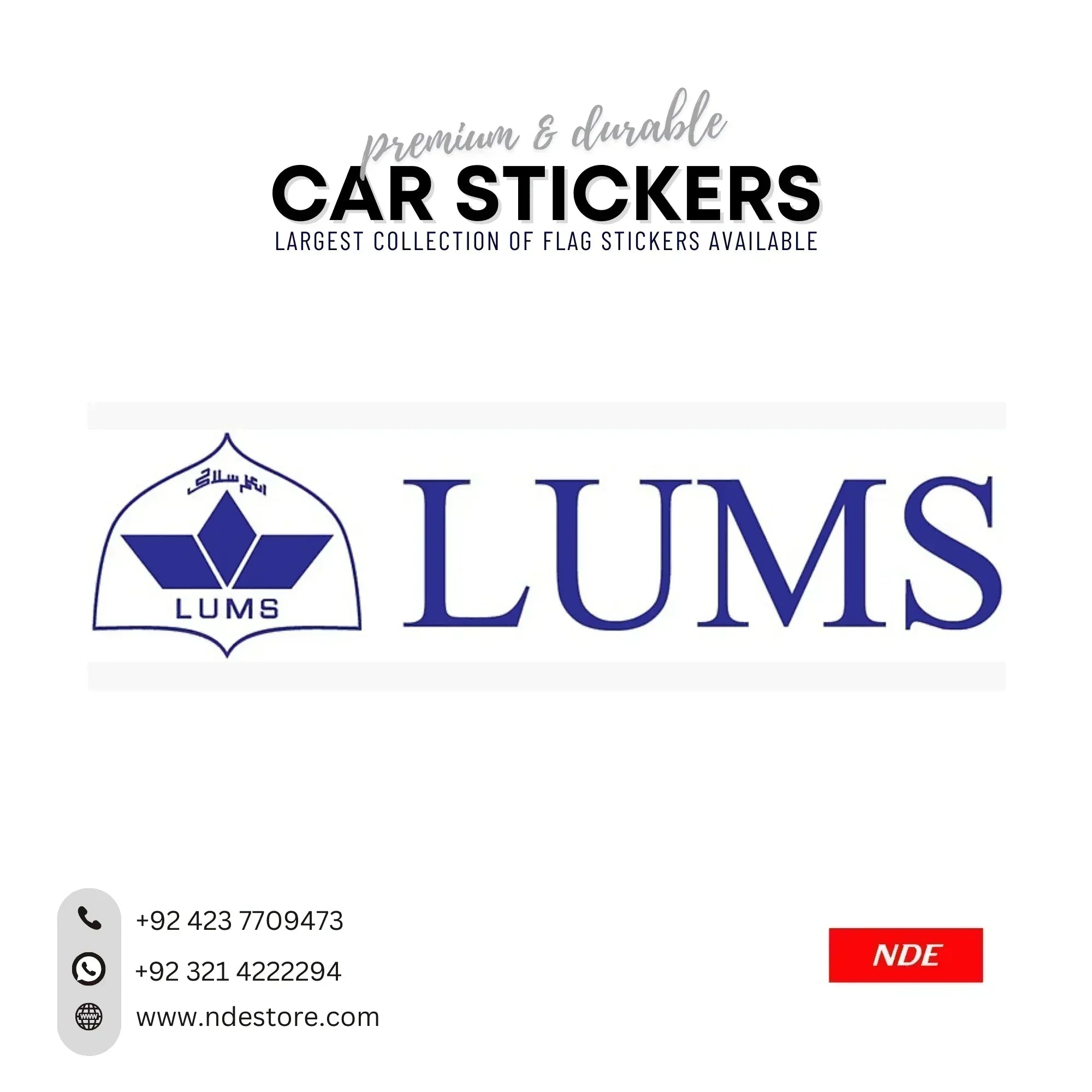 STICKER LUMS LOGO - NDE STORE