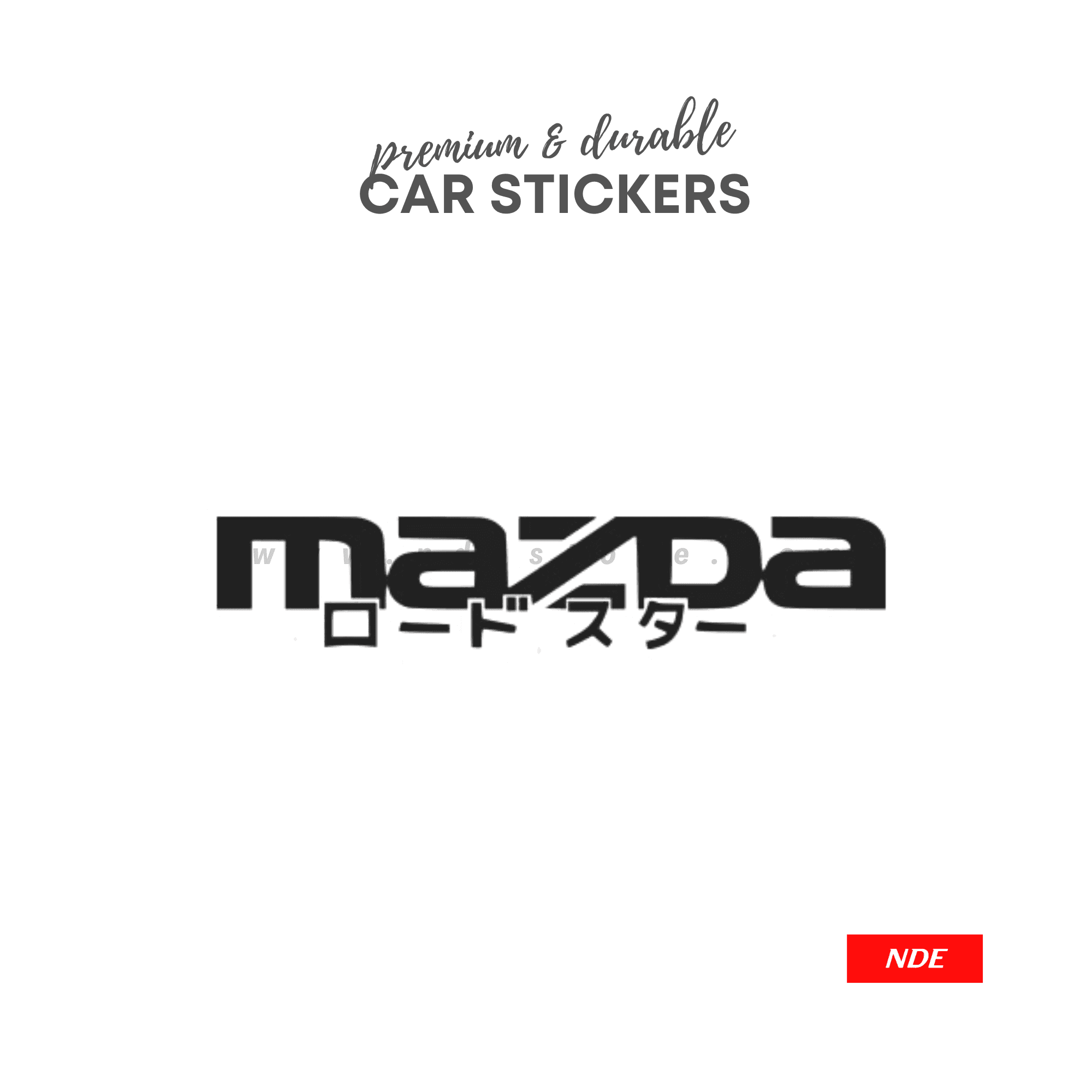 STICKER, MAZDA (SKU: 44524) – NDE STORE