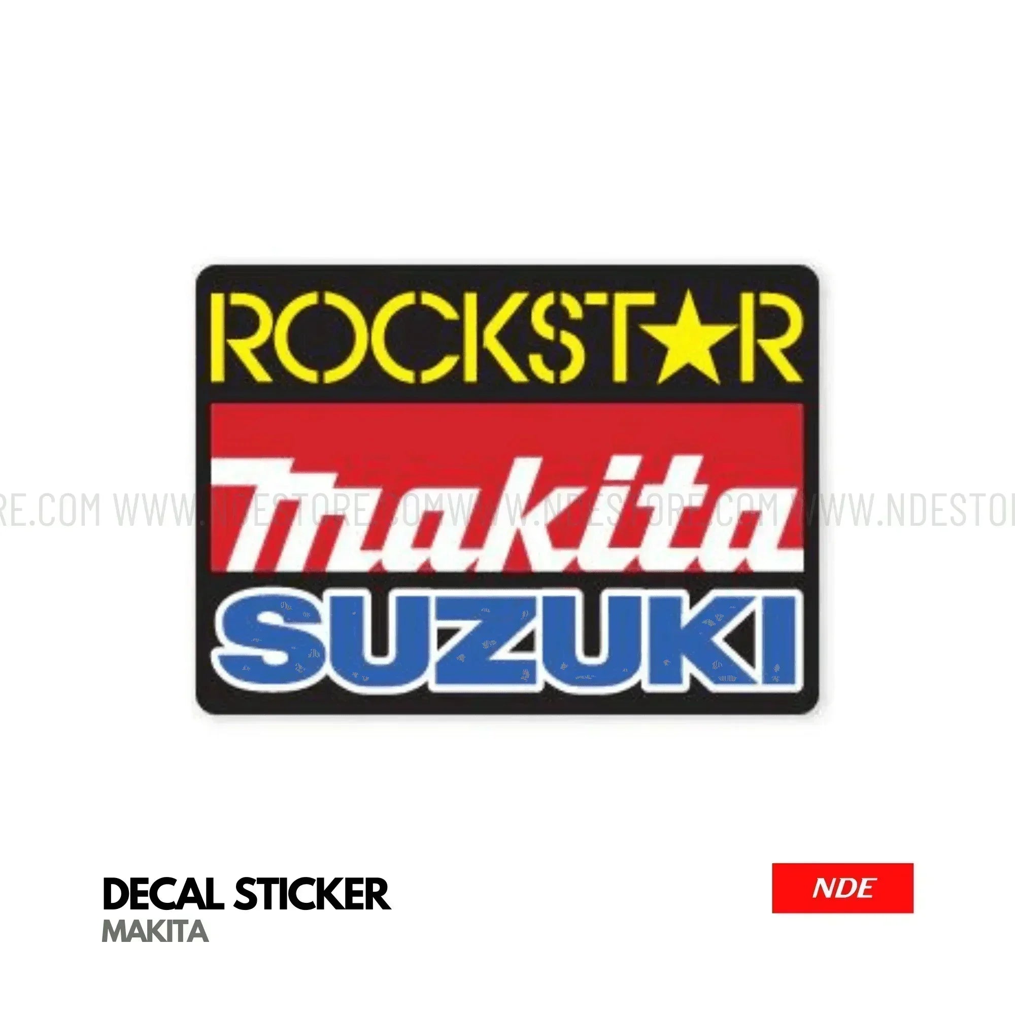 STICKER MAKITA ROCKSTAR SUZUKI – NDE STORE