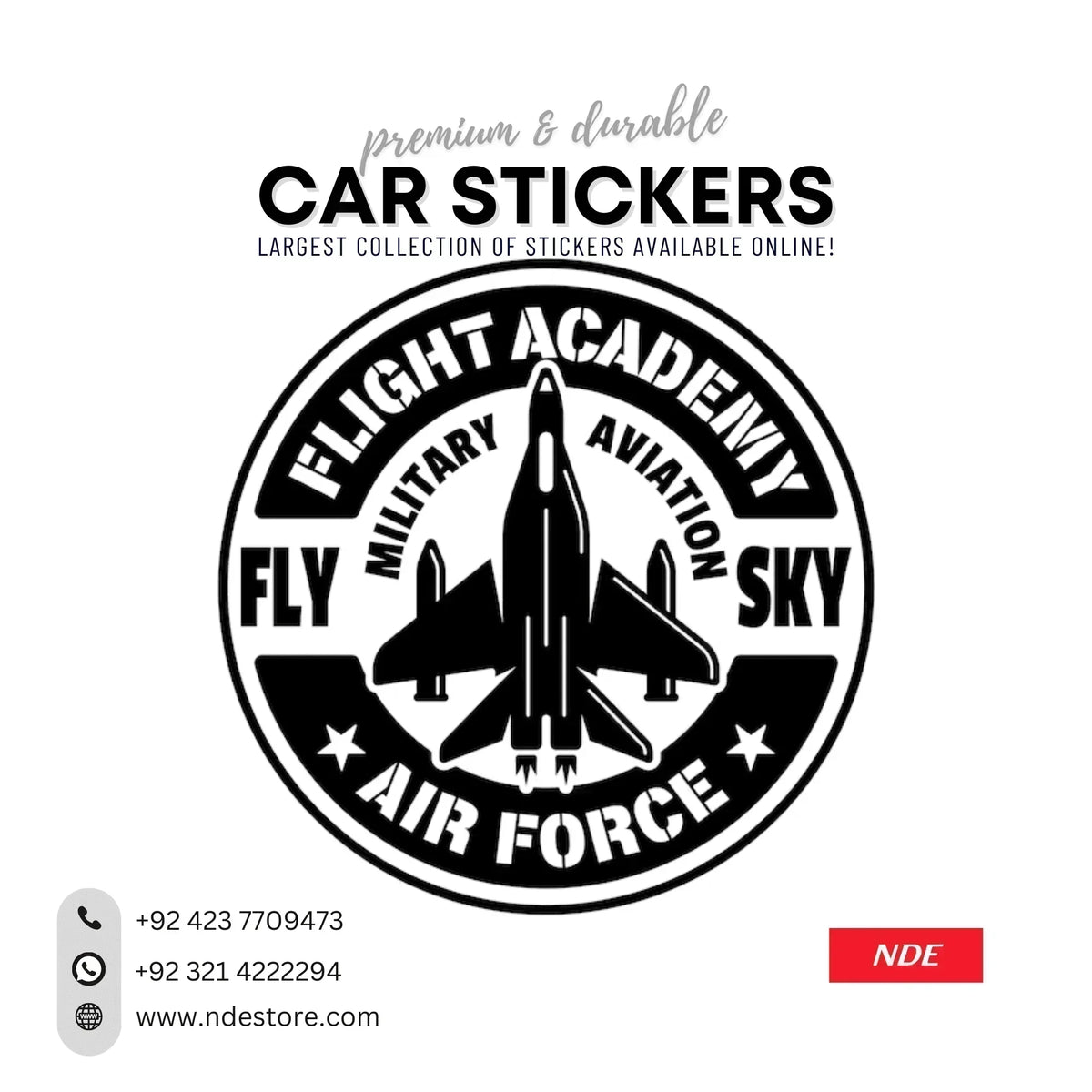 STICKER AIR FORCE MILITARY AVIATION - NDE STORE