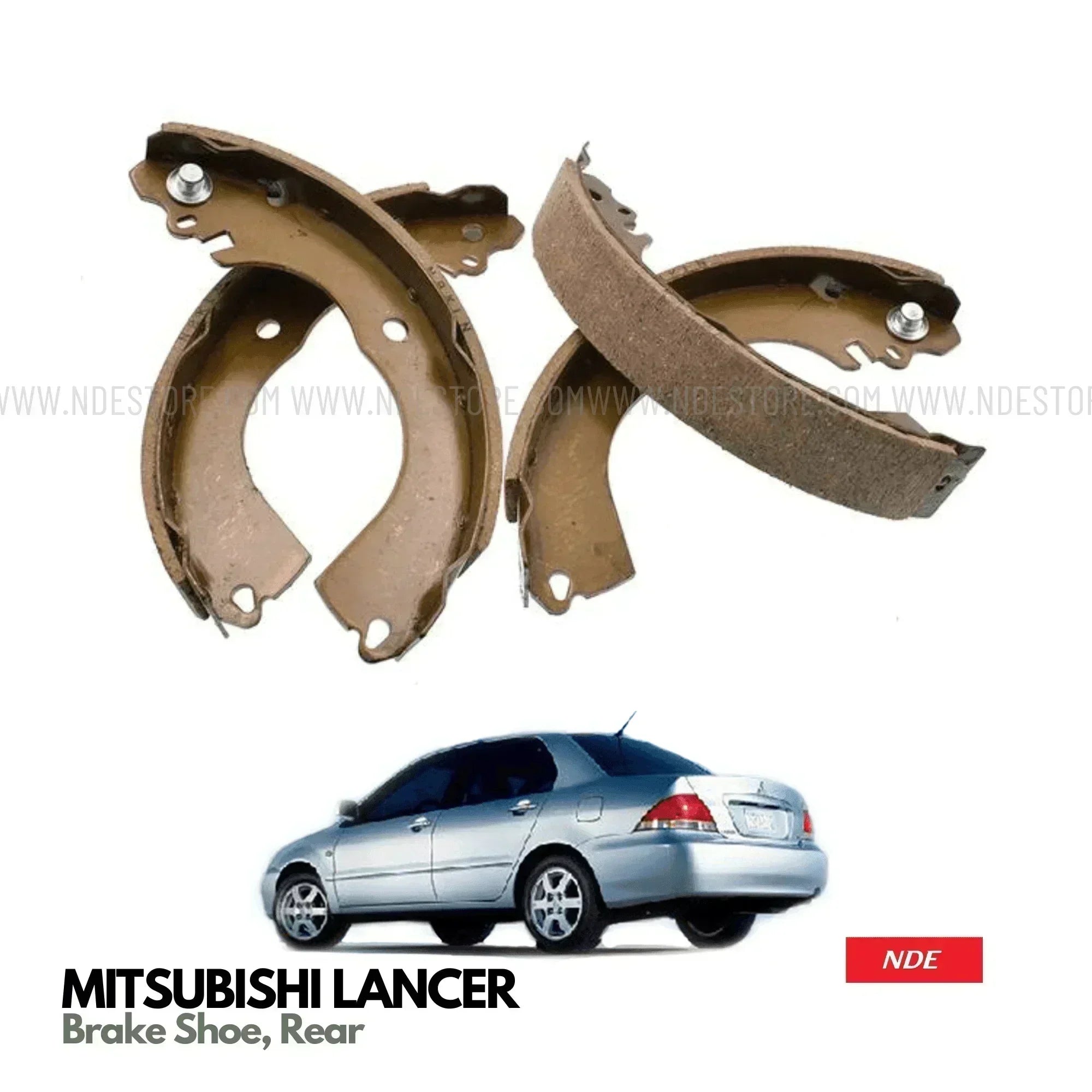 BRAKE SHOE SET REAR FOR MITSUBISHI LANCER – NDE STORE