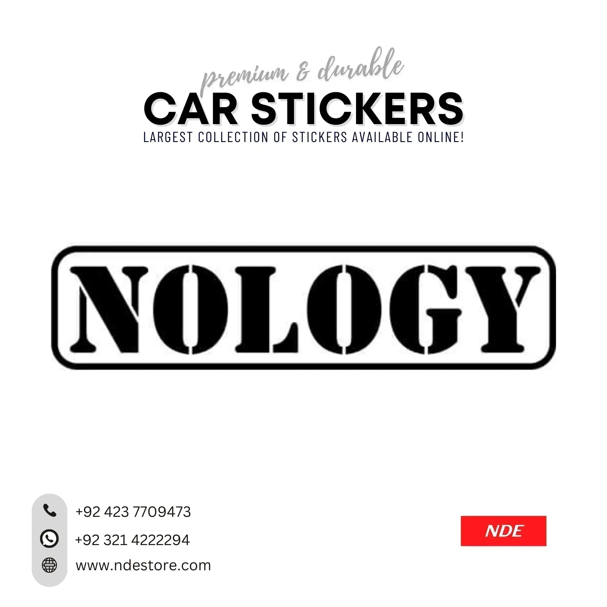 STICKER NOLOGY – NDE STORE