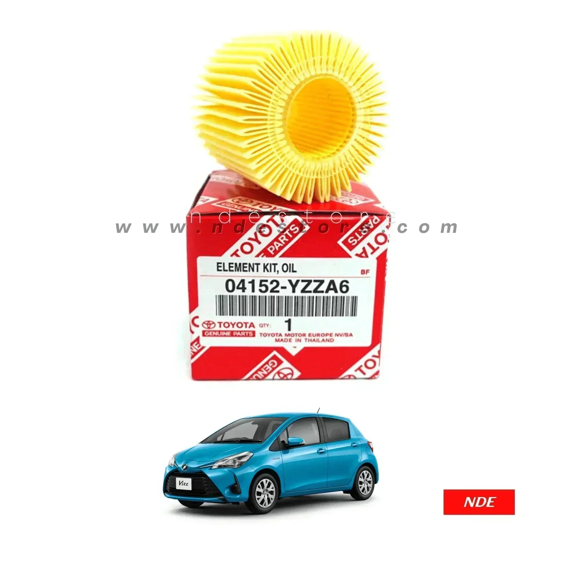OIL FILTER ELEMENT GENUINE FOR TOYOTA VITZ (2015-2023) – NDE STORE