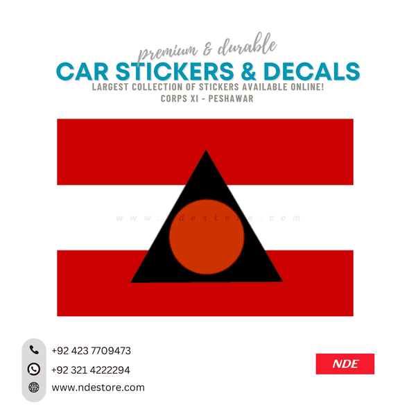 STICKER PAKISTAN ARMY FLAGS - NDE STORE