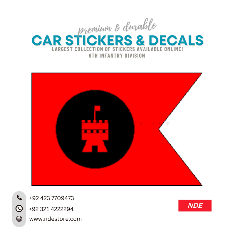 STICKER PAKISTAN ARMY FLAGS - NDE STORE