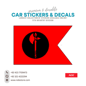 STICKER PAKISTAN ARMY FLAGS - NDE STORE